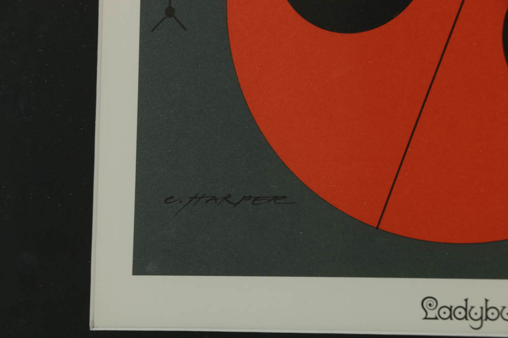 Charley Harper Signed Hand-Pulled Lithograph "Ladybug" | EBTH