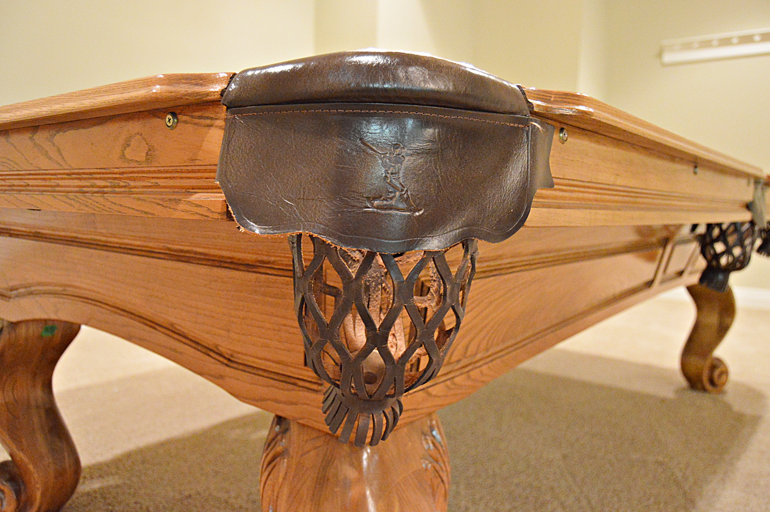 Connelly "Sedona" Pool Table with Baseball Motif Pockets | EBTH