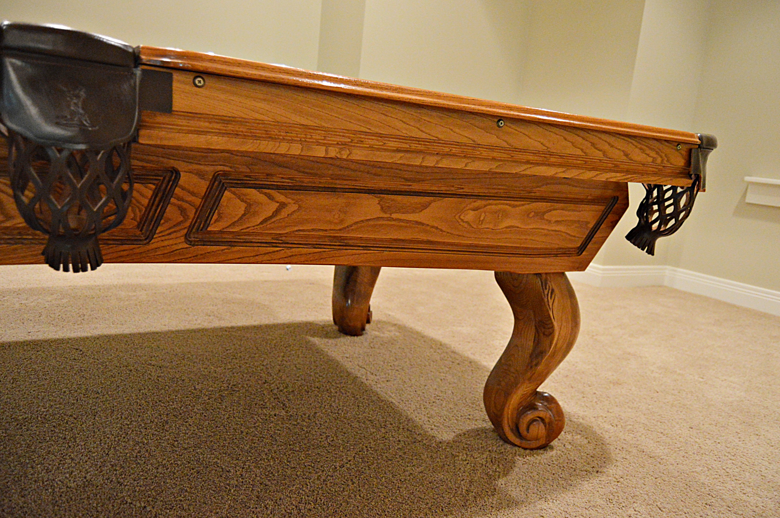 Connelly "Sedona" Pool Table with Baseball Motif Pockets | EBTH