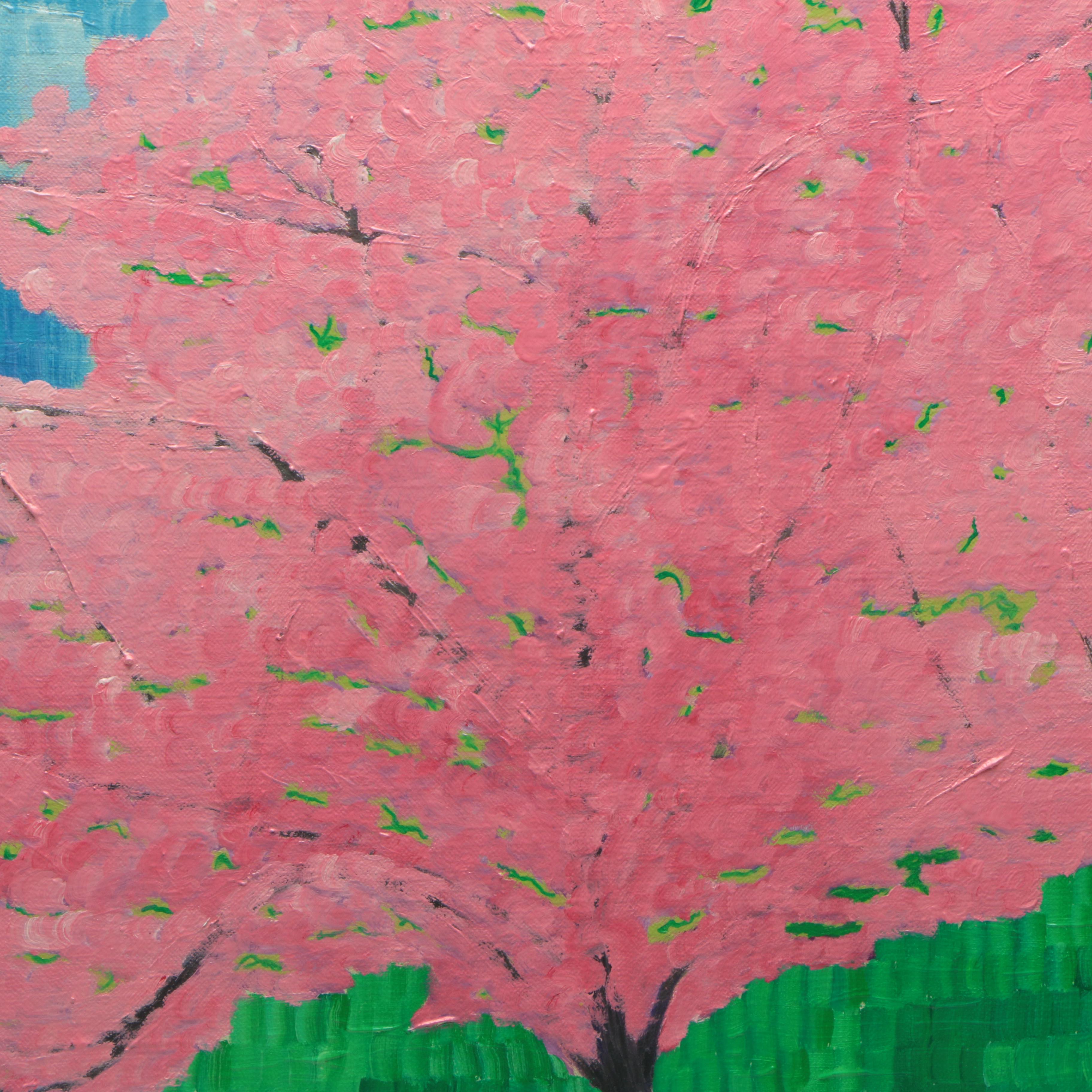B. Clapp Oil Painting on Canvas of Cherry Blossom Tree | EBTH