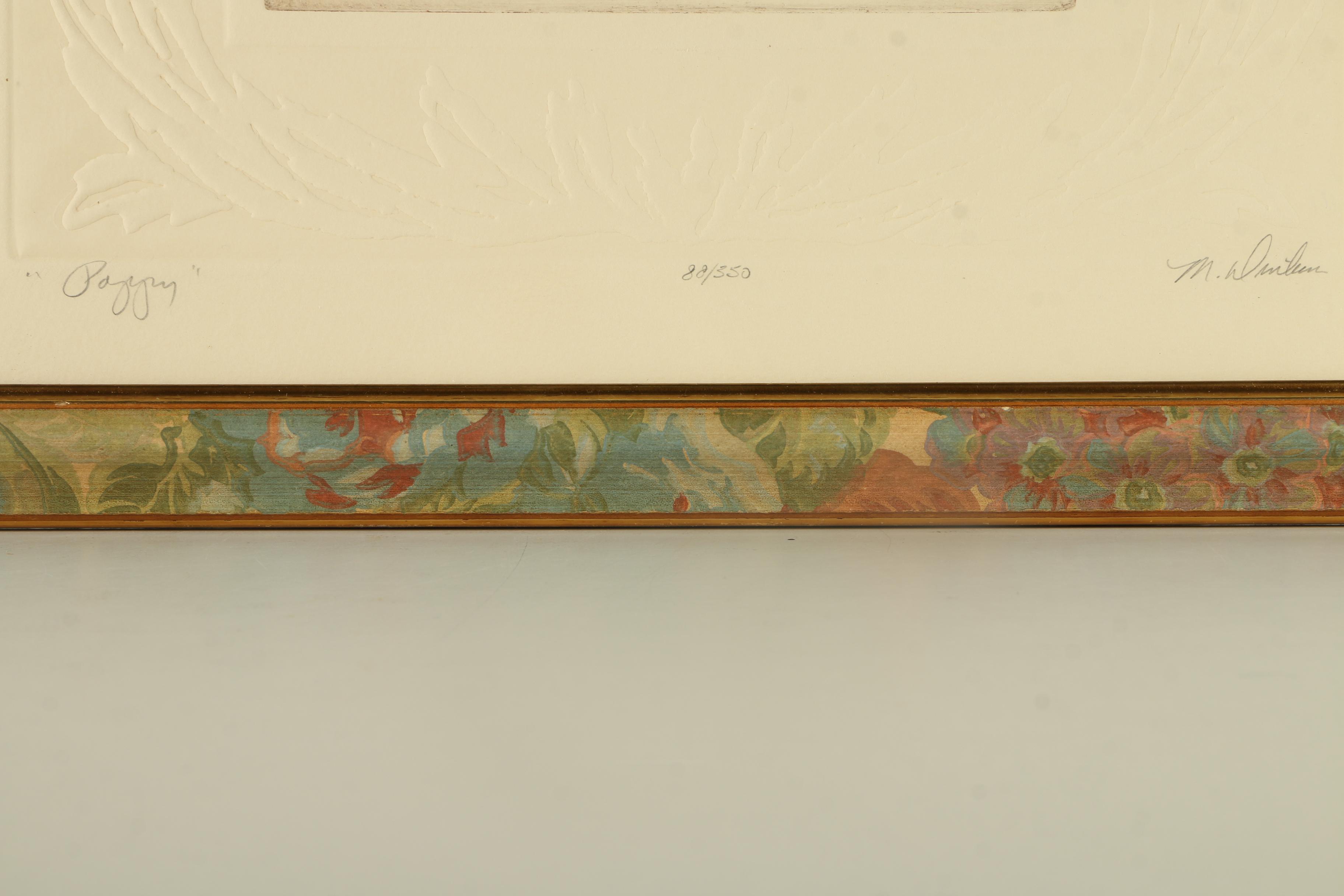 Limited Edition Hand Colored Etchings with Embossment "Phlox" and ...