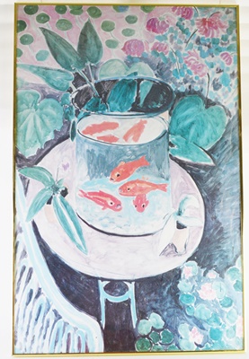 Offset Lithograph After Henri Matisse "Les Poissons Rouges" | EBTH