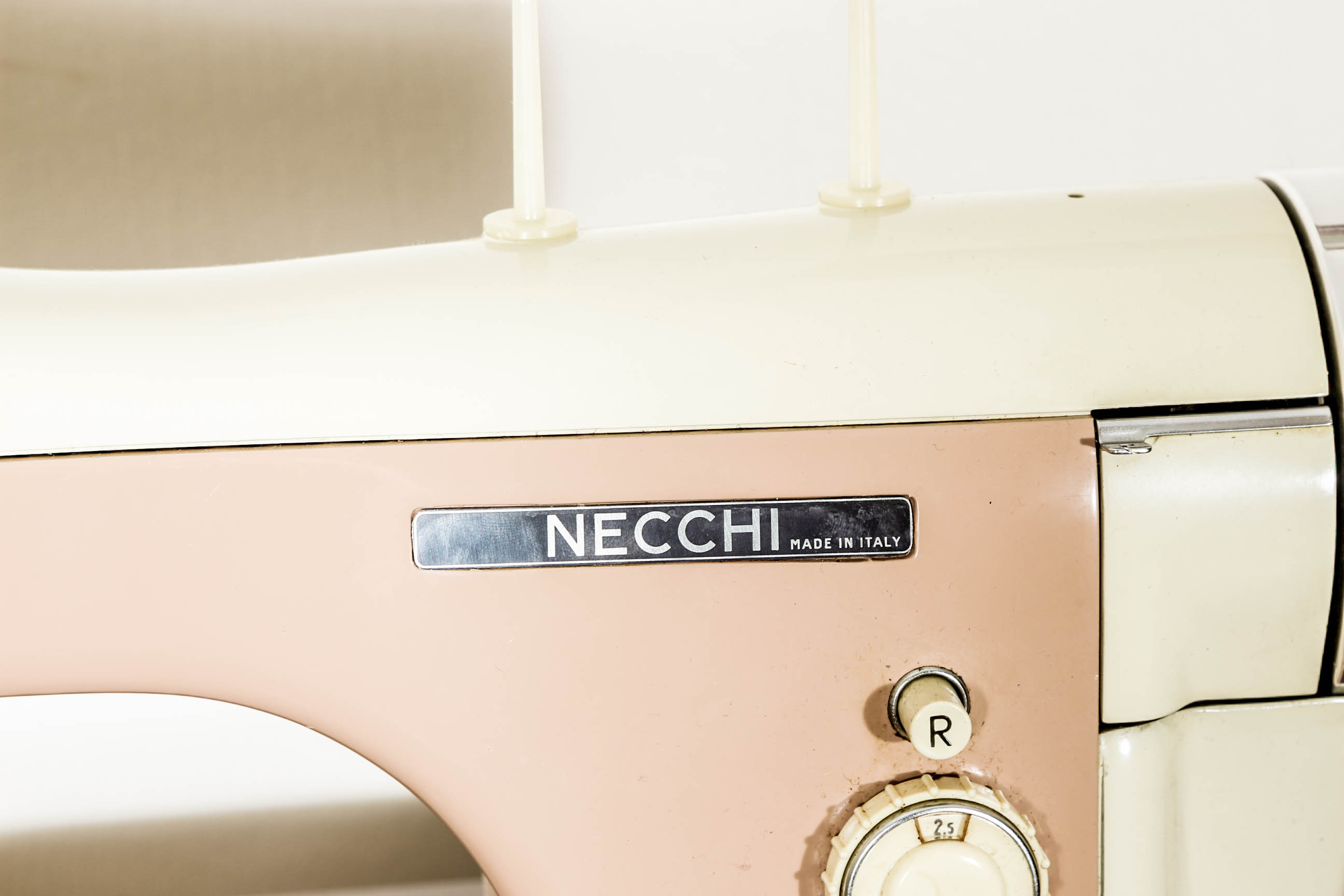 Necchi Sewing Machine, Table, and Chair | EBTH