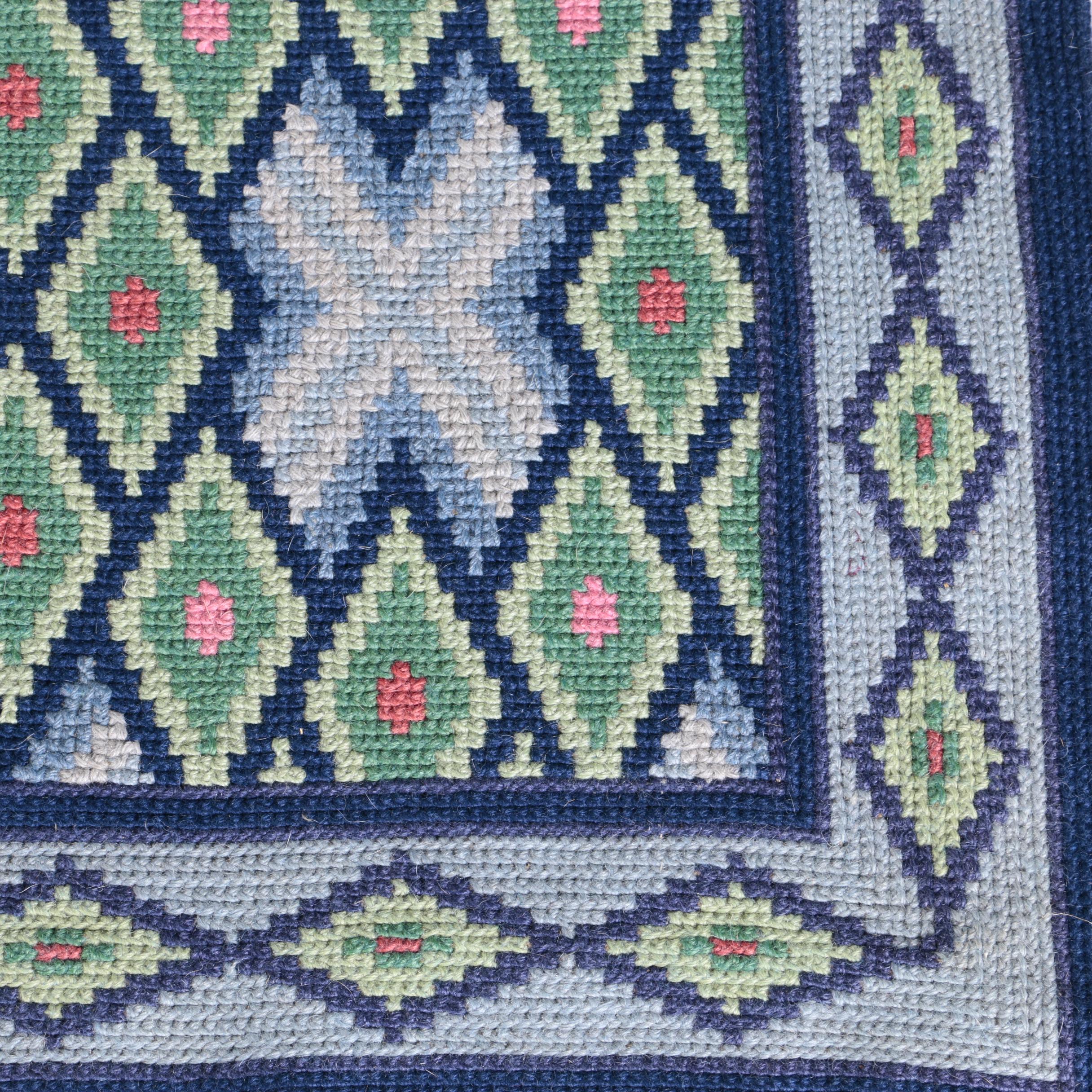 Handwoven Portuguese Arraiolos Area Rug | EBTH