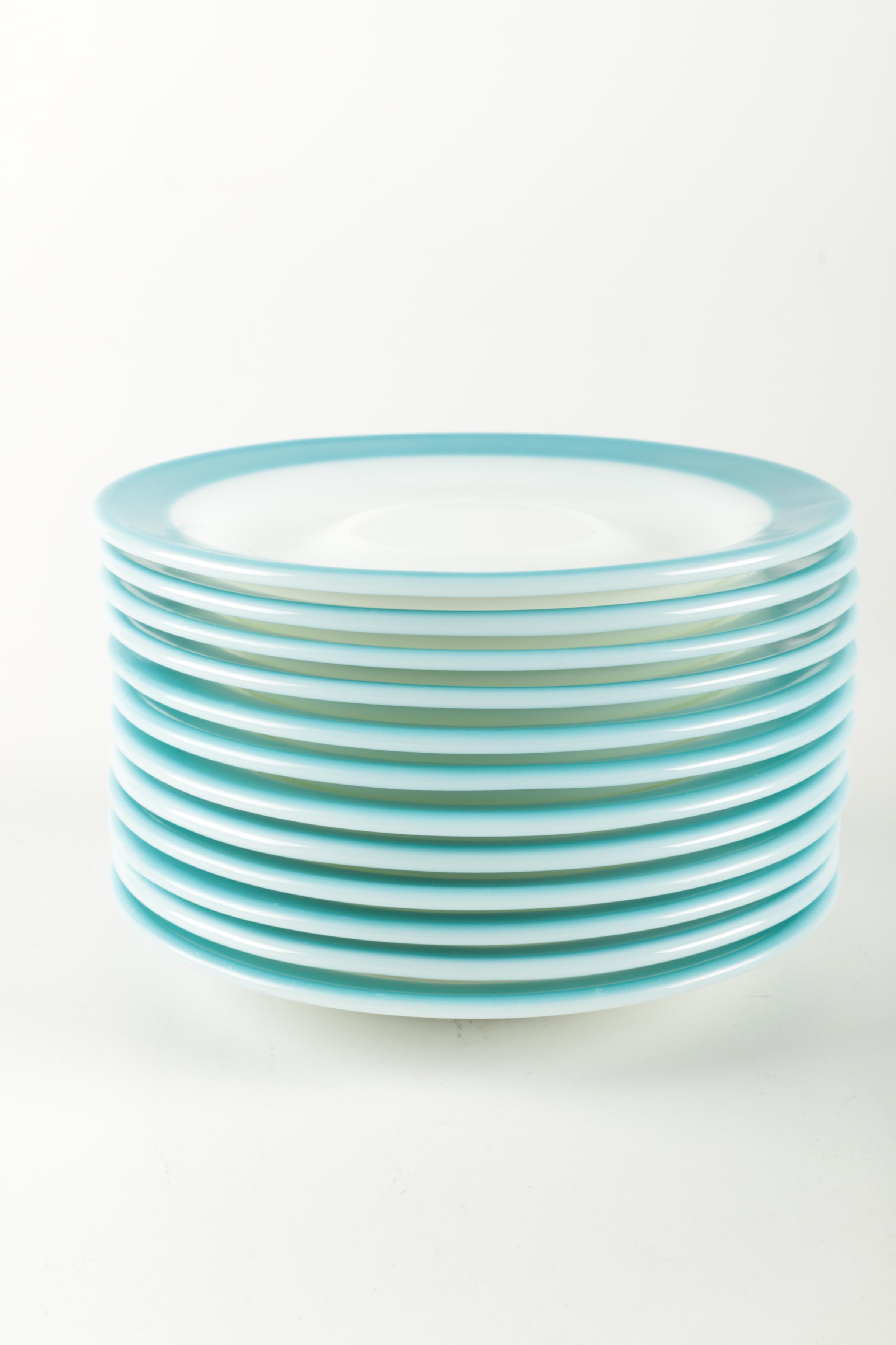 Pyrex "Aqua" Dinner Service | EBTH
