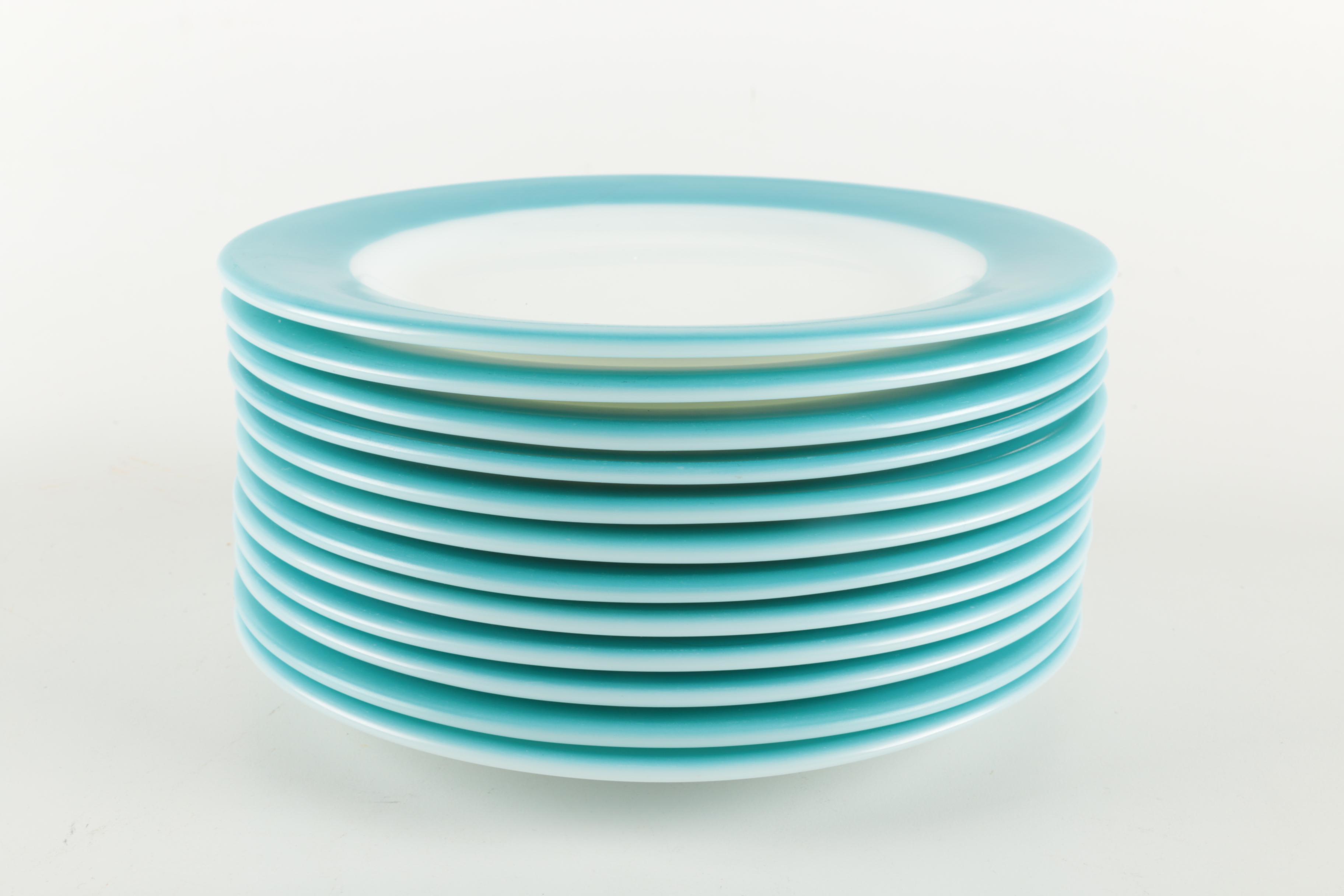 Pyrex "Aqua" Dinner Service | EBTH