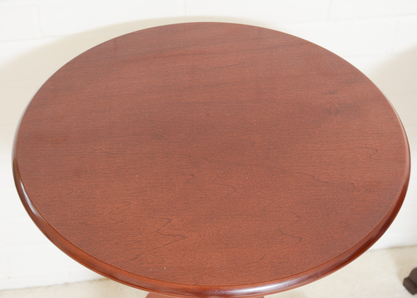 Blue Velour Wingback Chairs by Rowe and Accent Tables | EBTH