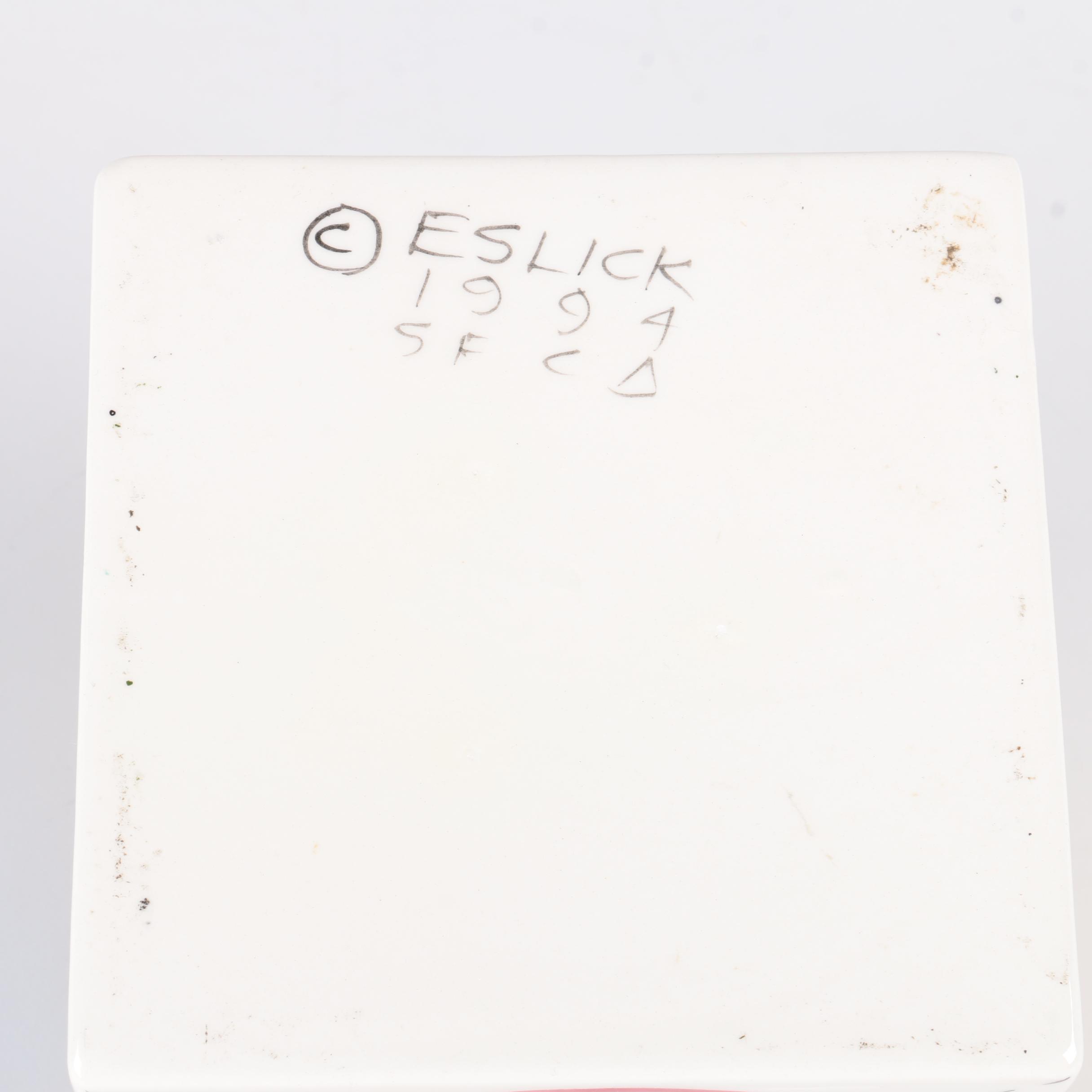 Susan Eslick Signed Post Modern Box Vase | EBTH