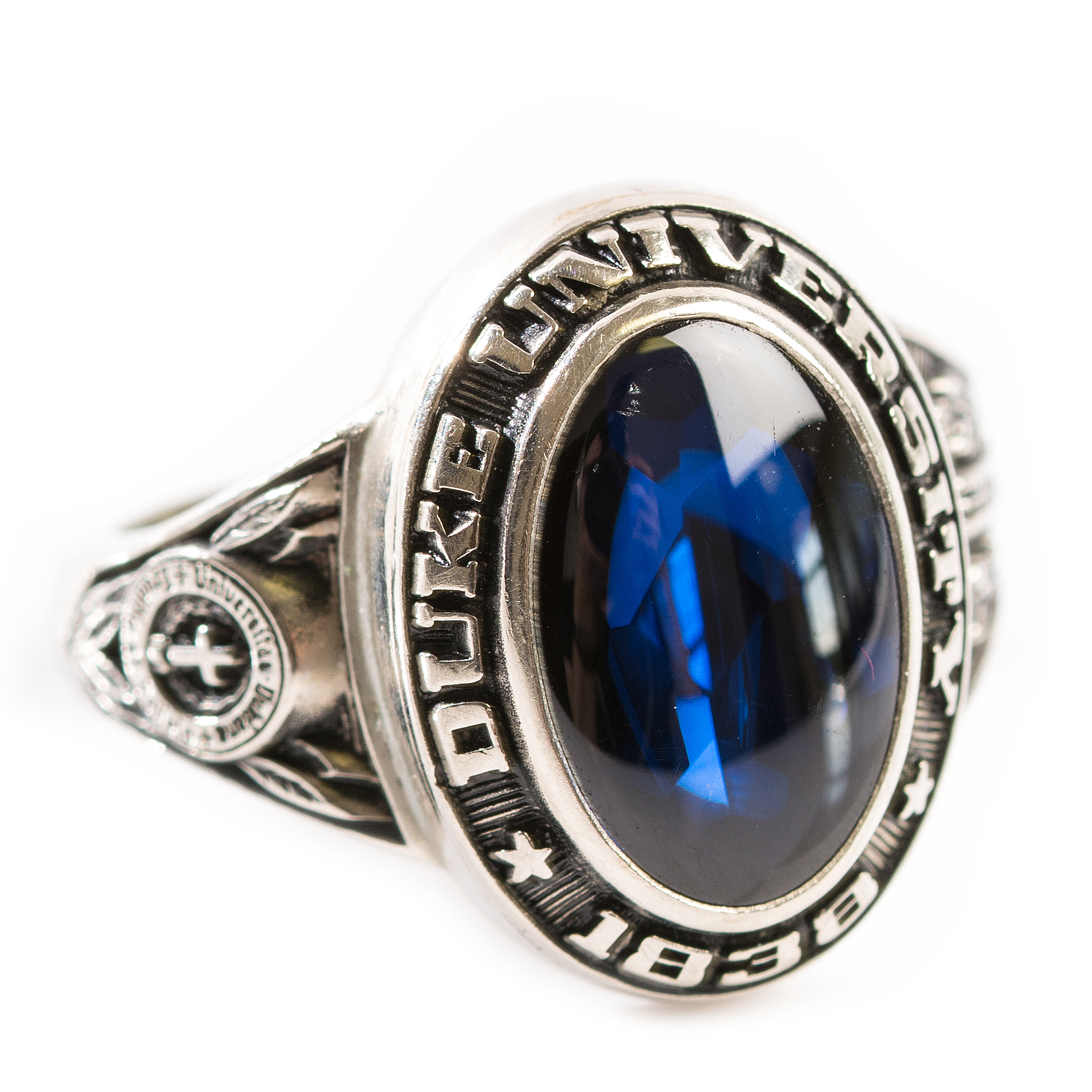 10K White Gold Duke University Class Ring | EBTH