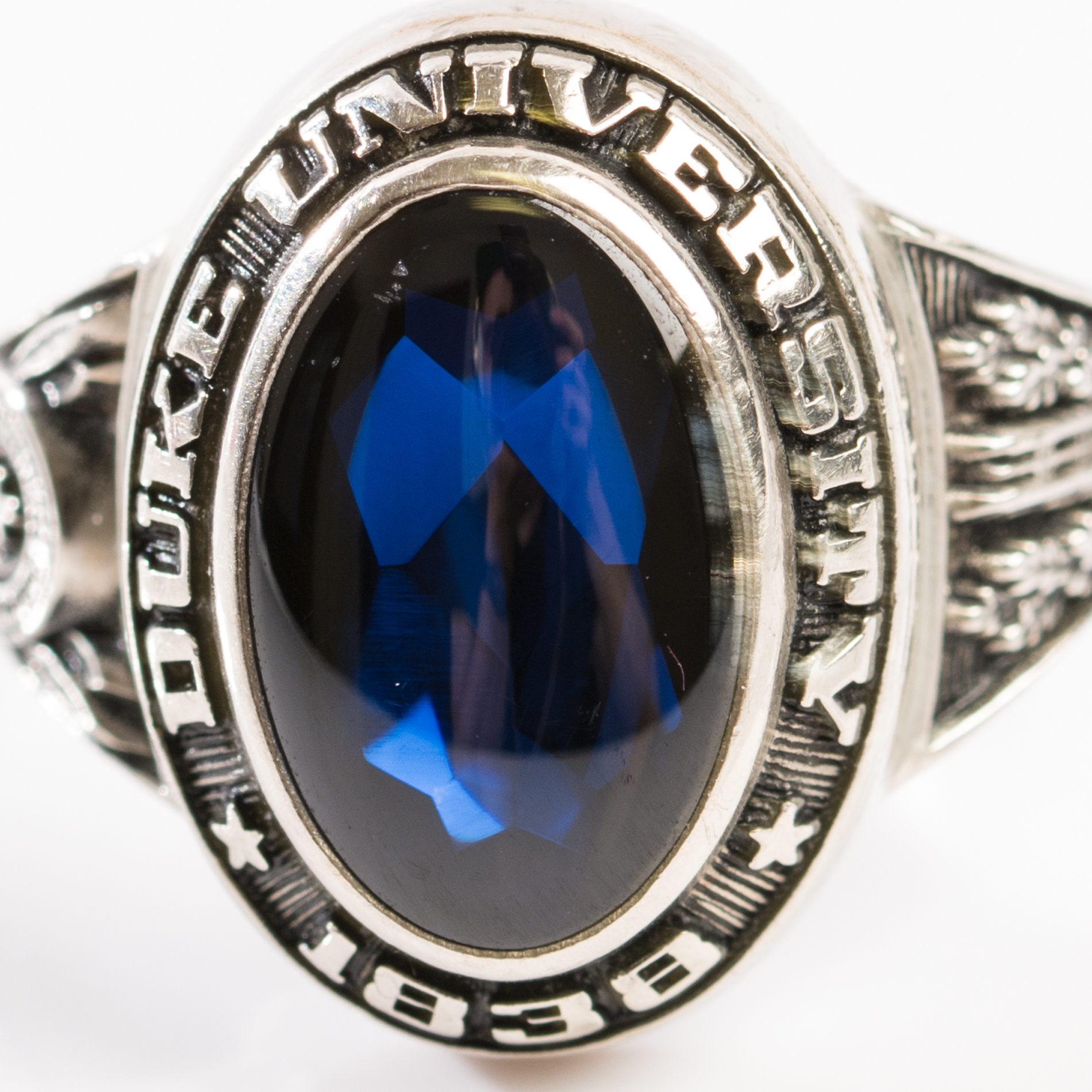 10K White Gold Duke University Class Ring | EBTH