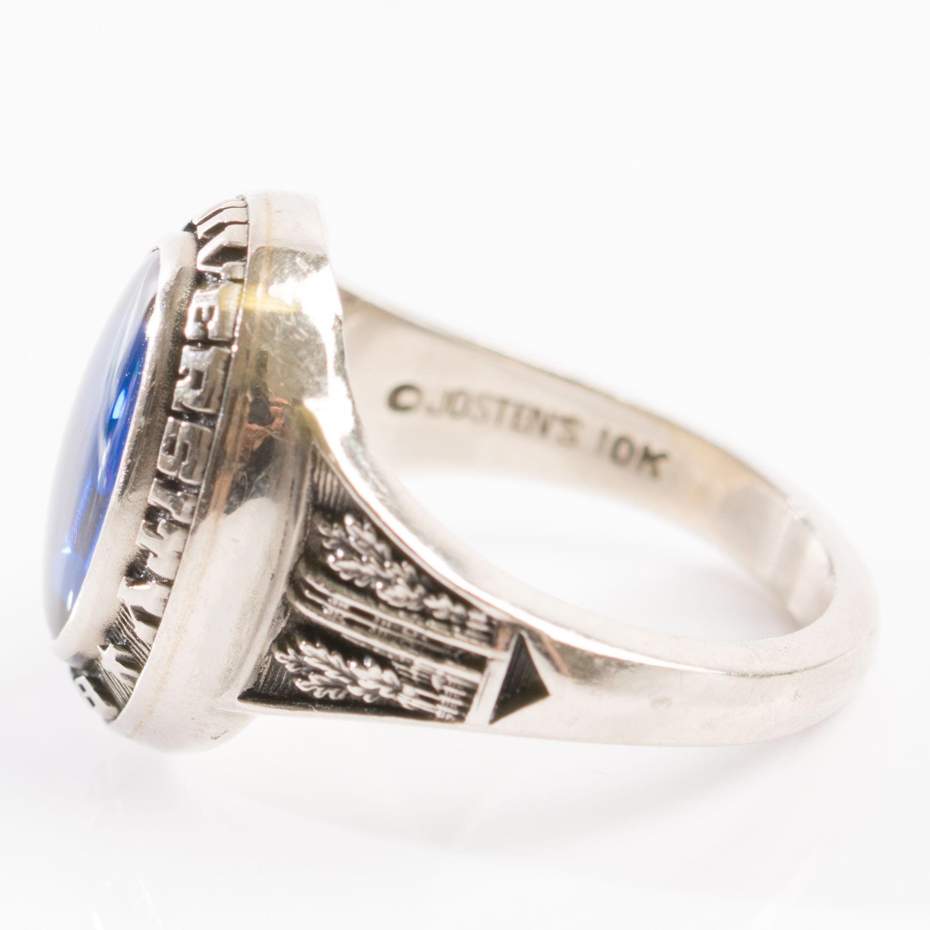 10K White Gold Duke University Class Ring | EBTH