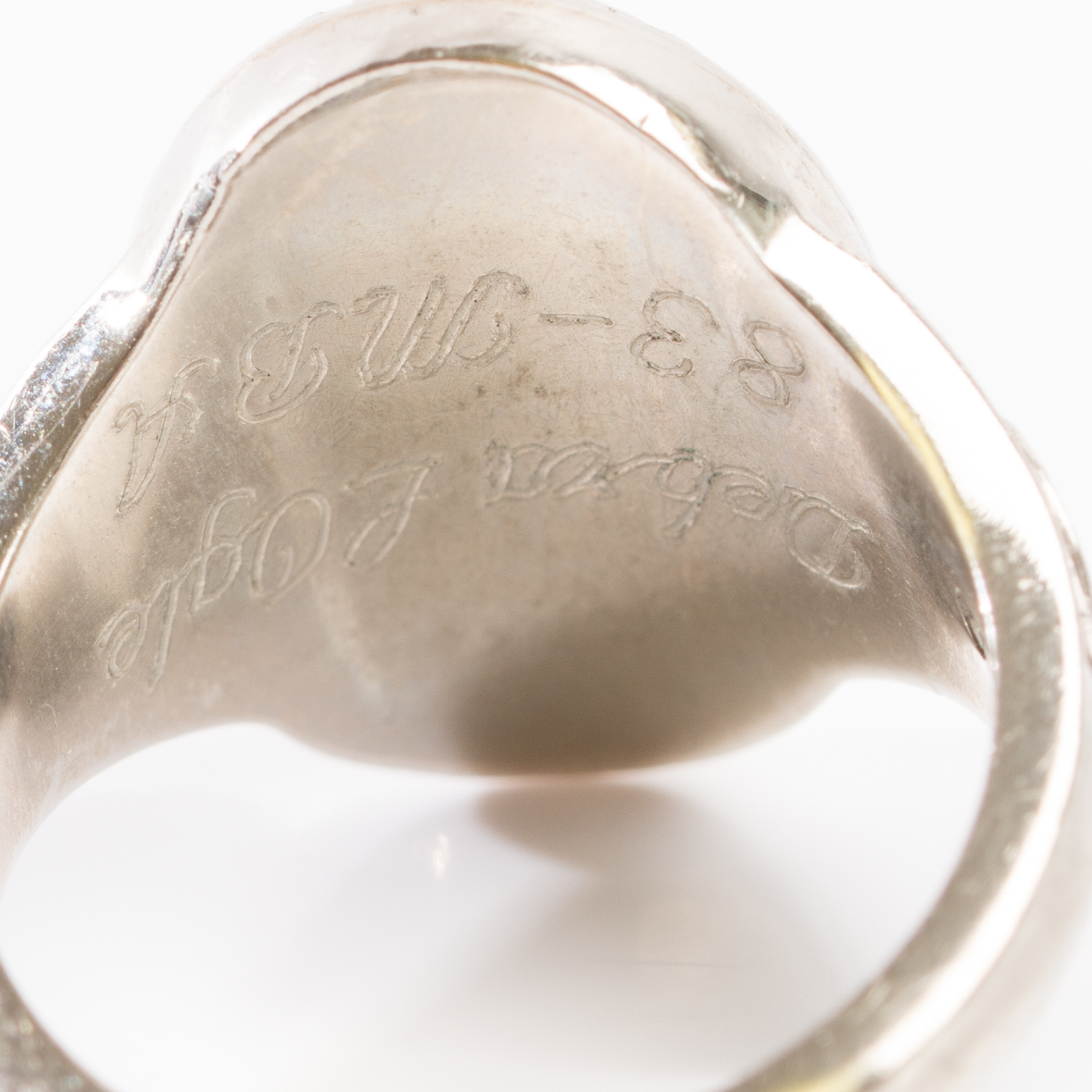 10K White Gold Duke University Class Ring | EBTH