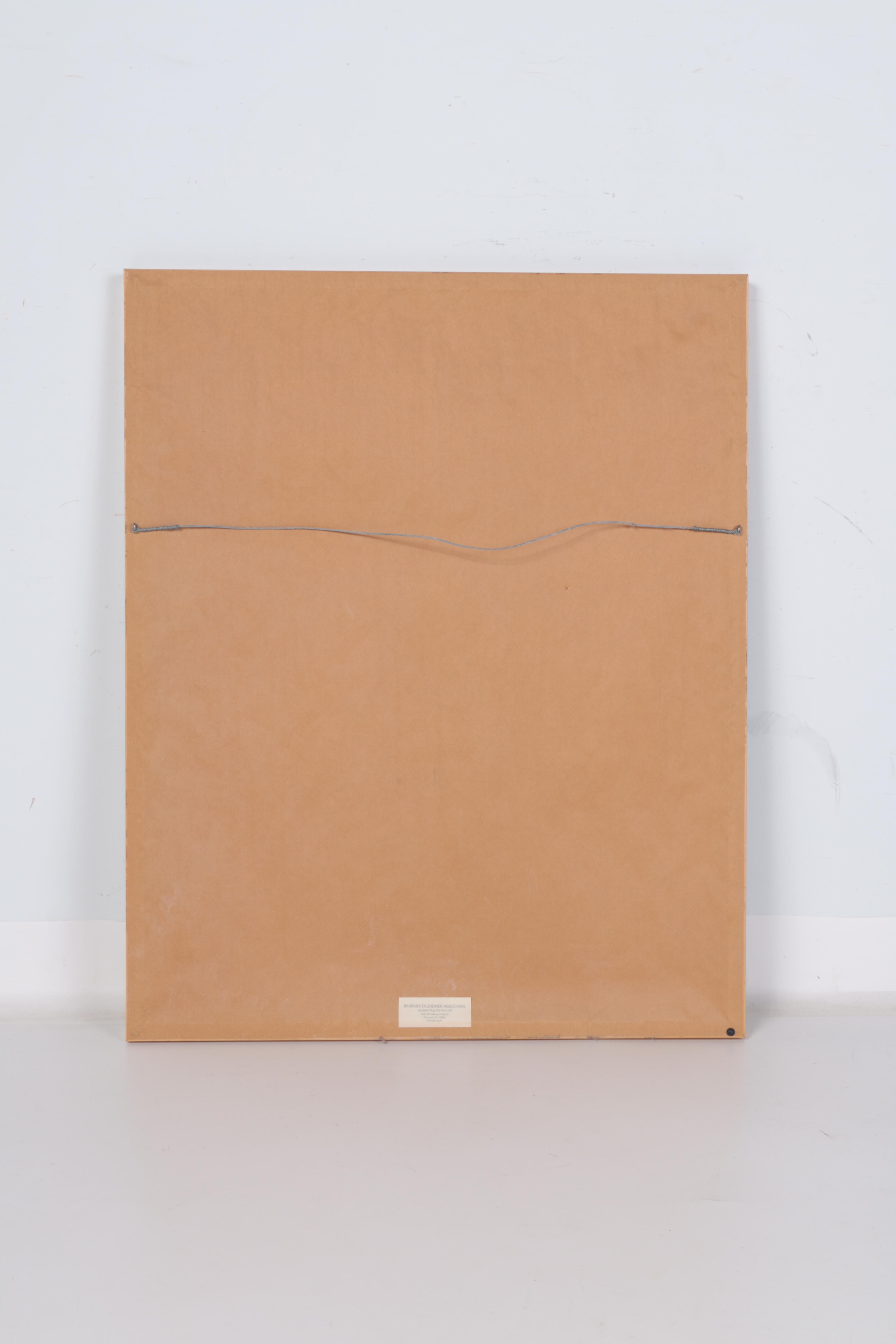 Kalick Watercolor and Ink Painting on Paper "Iris and Lilies" | EBTH