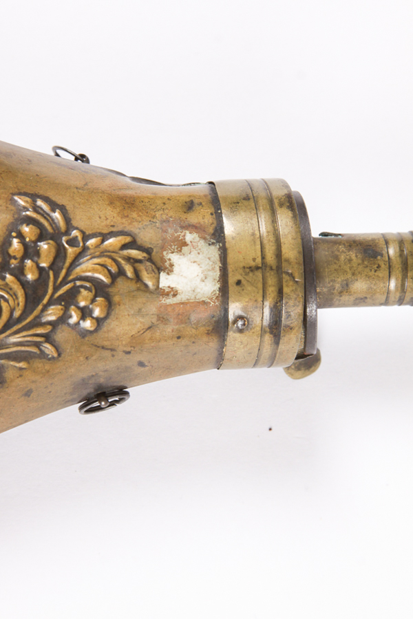 Brass Military Gun Powder Flask | EBTH