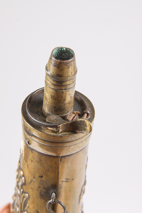 Brass Military Gun Powder Flask | EBTH