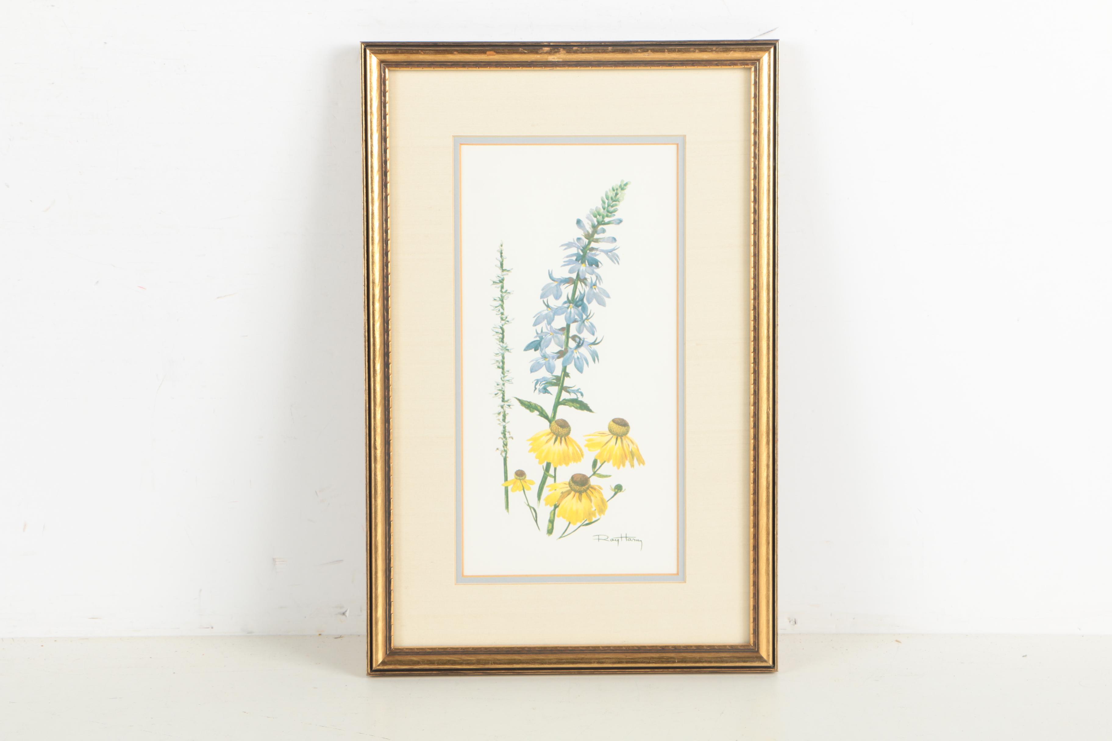Offset Lithographs After Ray Harm "Late Summer and Fall Wildflowers" | EBTH