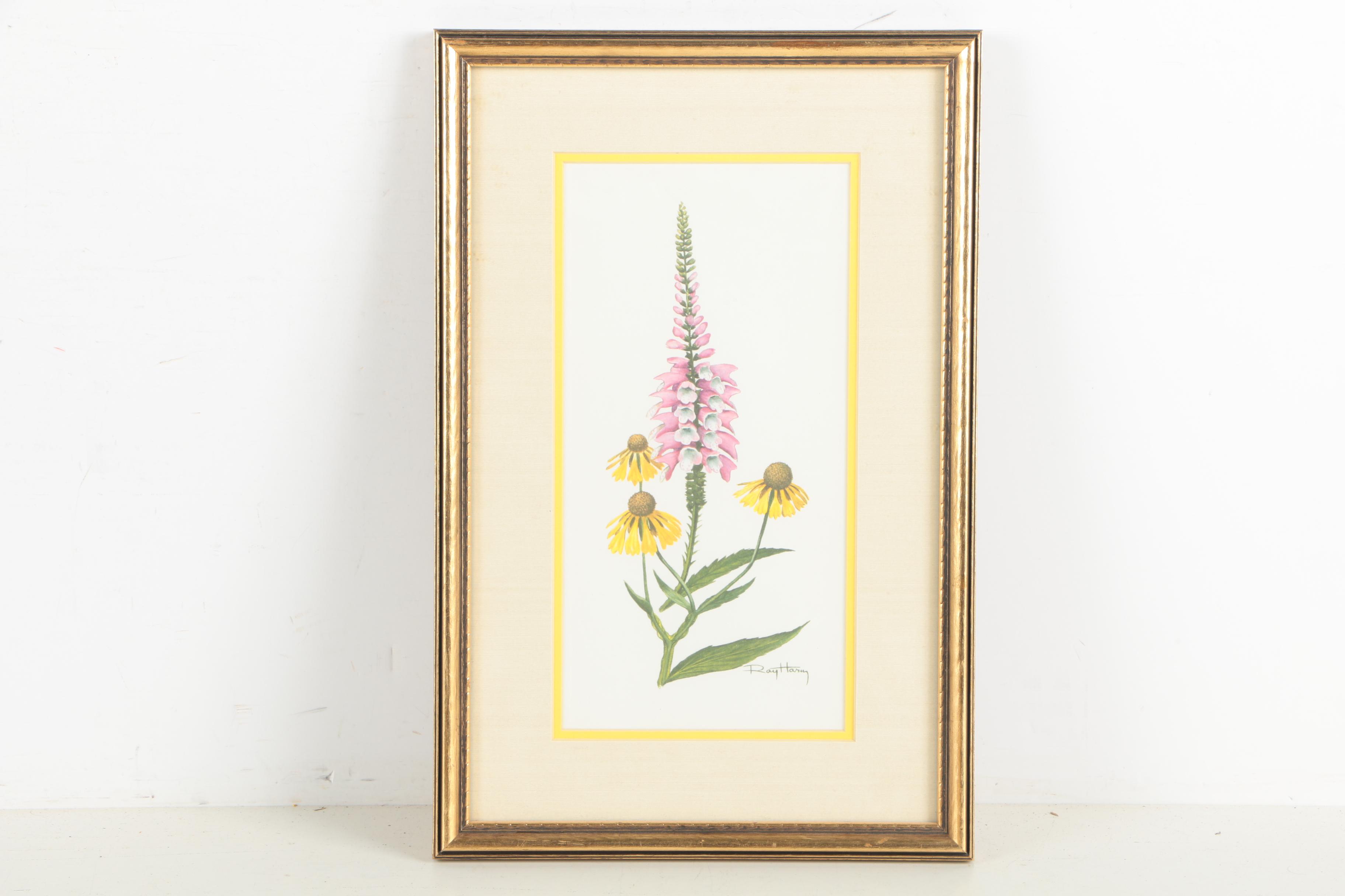 Offset Lithographs After Ray Harm "Late Summer and Fall Wildflowers" | EBTH
