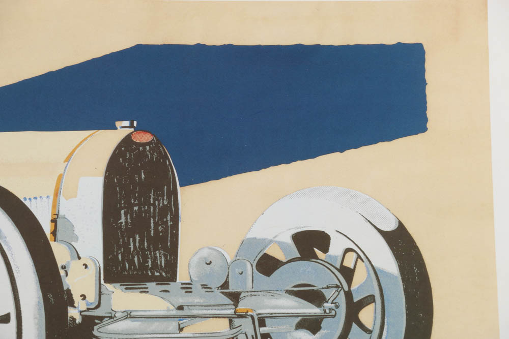Collection of Reproduction Bugatti Posters After Julius Engelhard | EBTH
