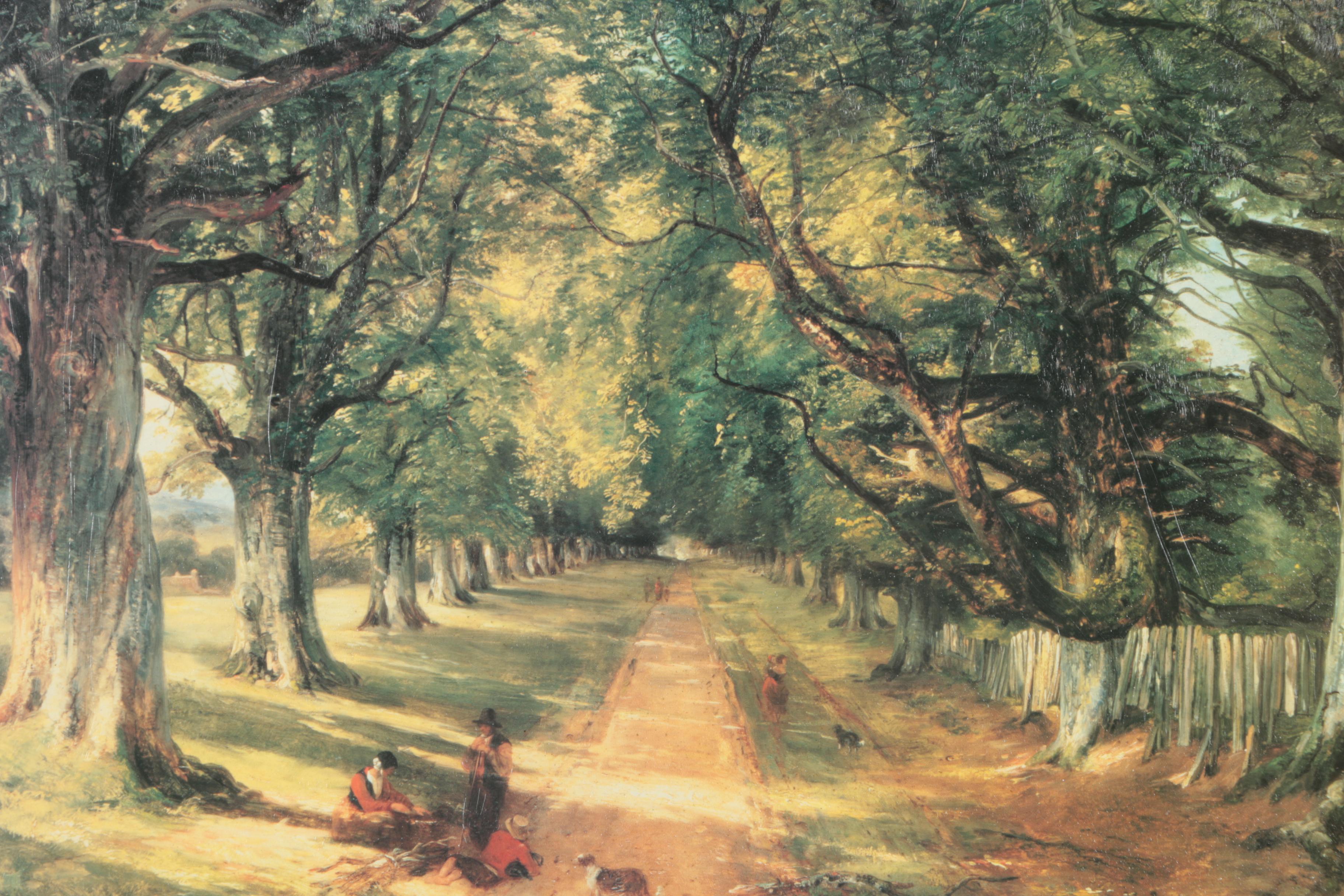 Offset Lithograph After Frederick Richard Lee "Shobrooke Park, Crediton ...