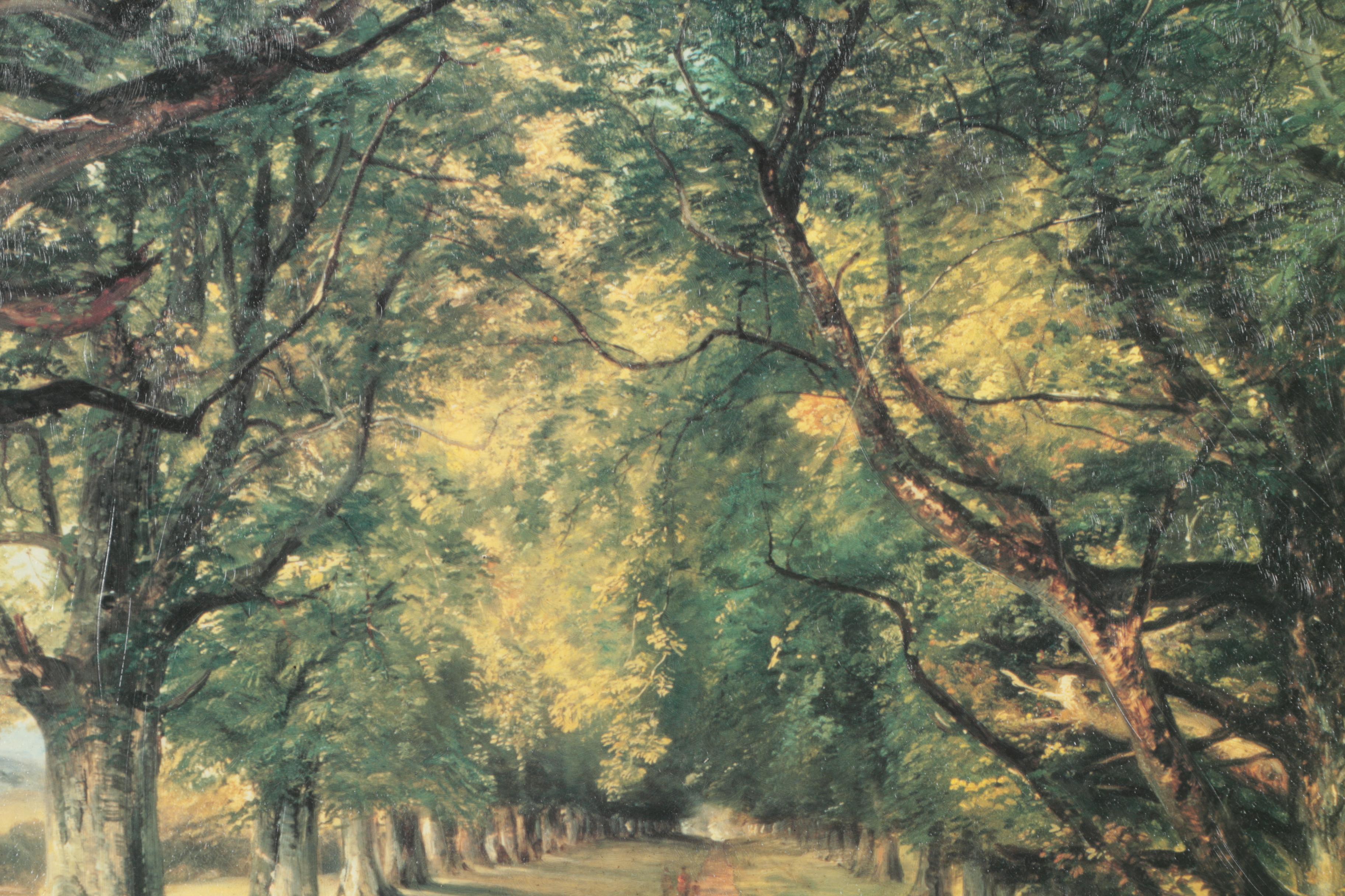 Offset Lithograph After Frederick Richard Lee "Shobrooke Park, Crediton ...