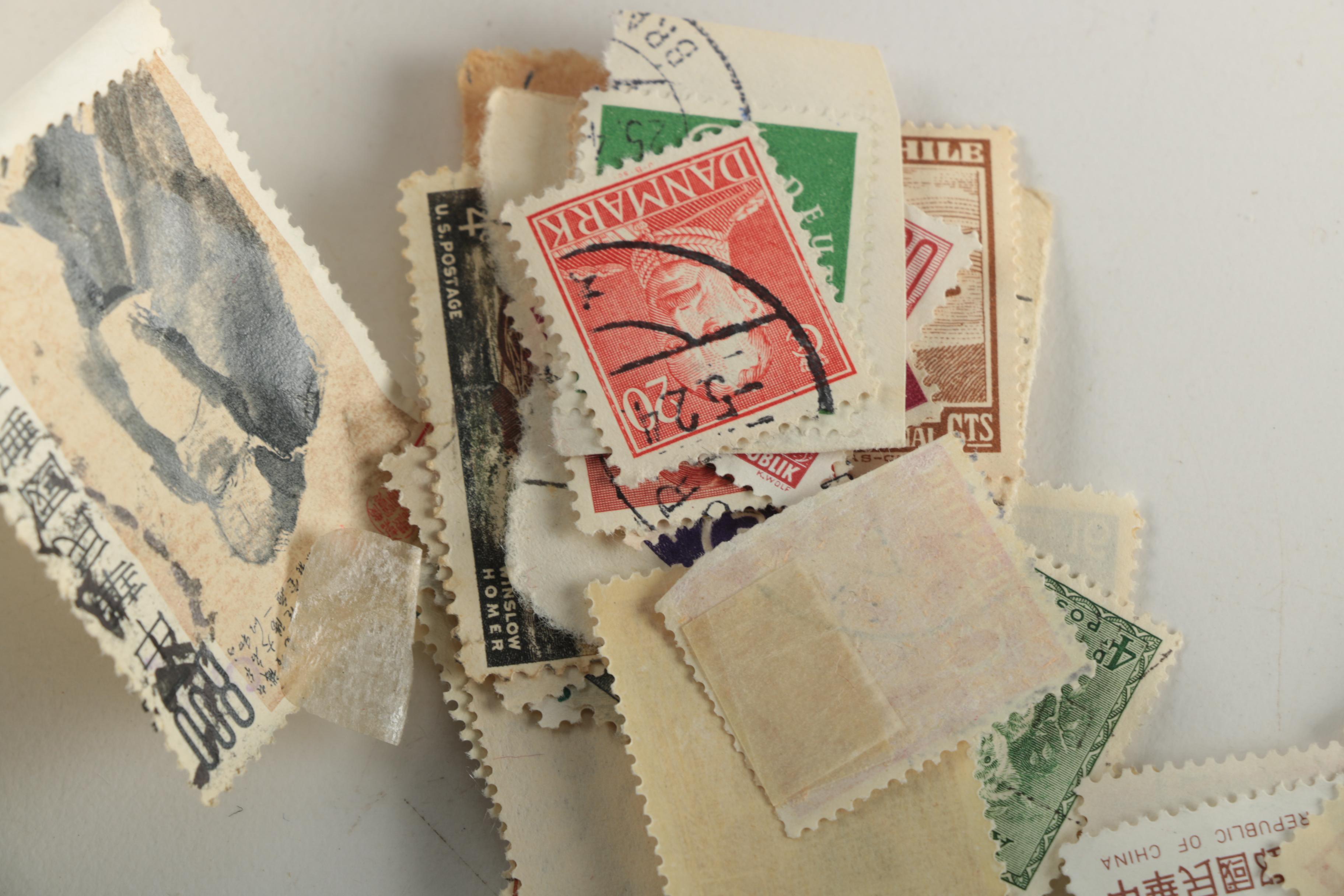 Collection of US and International Stamps | EBTH