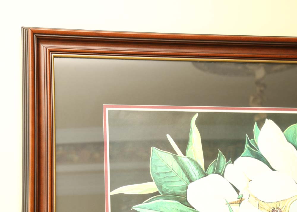 Gordon Wheeler Limited Edition Offset Lithograph on Paper of Magnolia ...