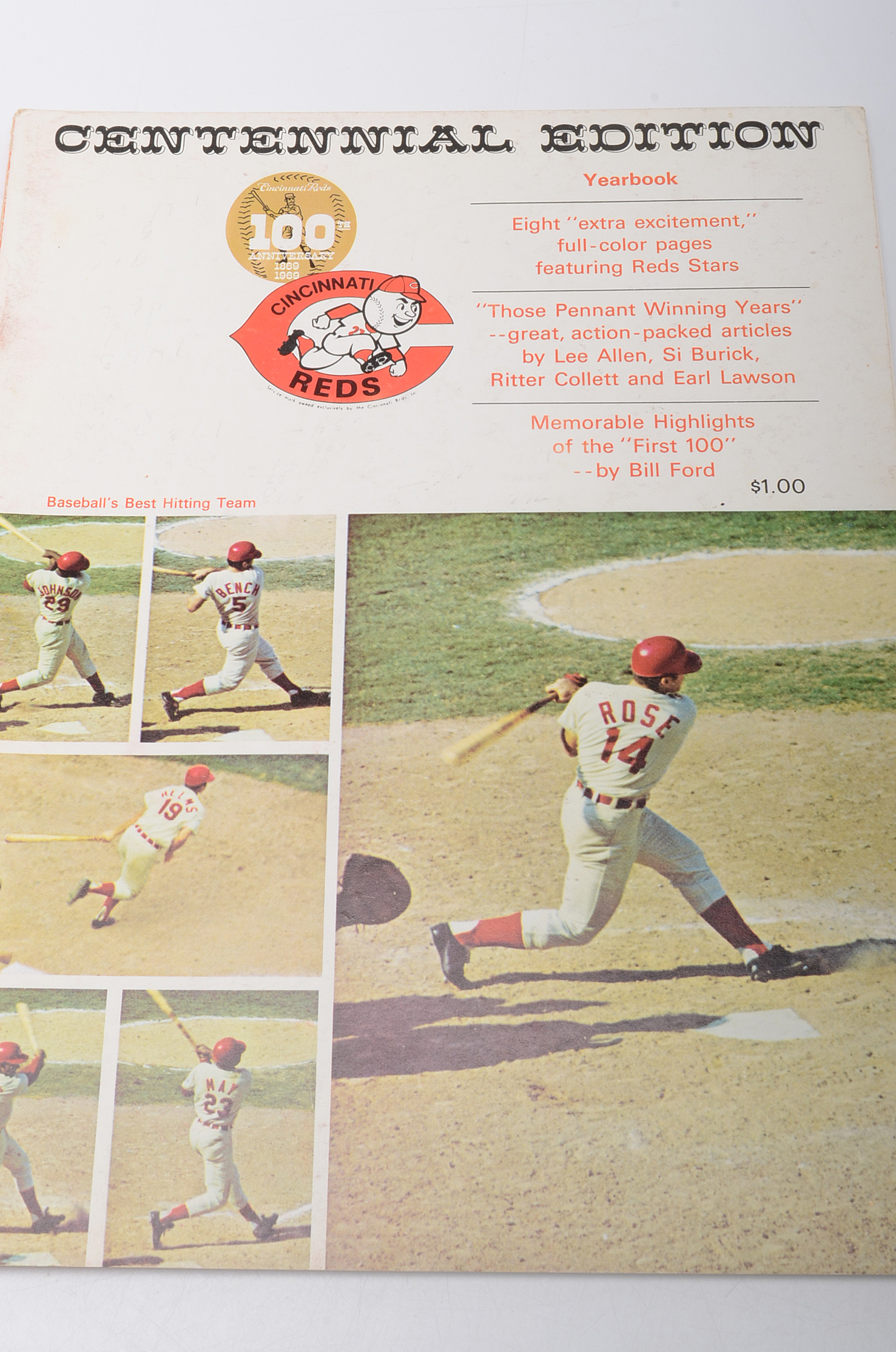 Four 1960s-1970 Cincinnati Reds Yearbooks | EBTH