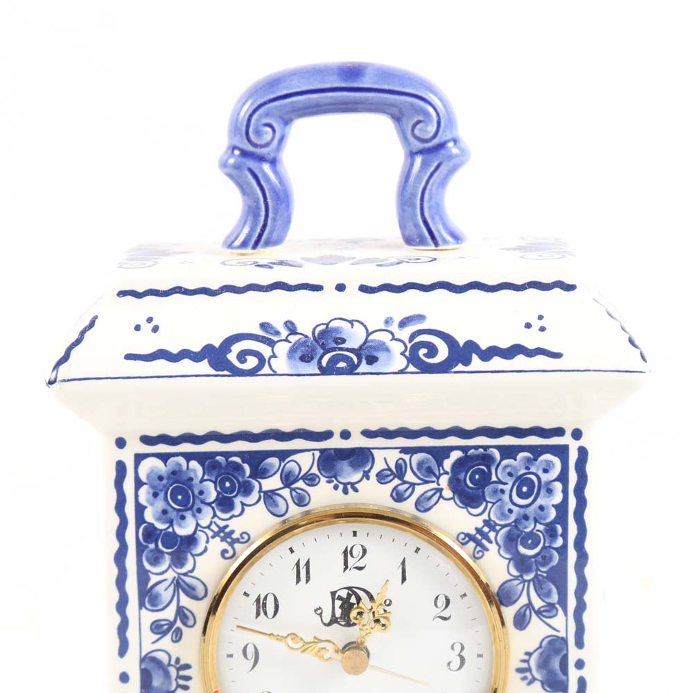 Handpainted Delft Blue Clock | EBTH