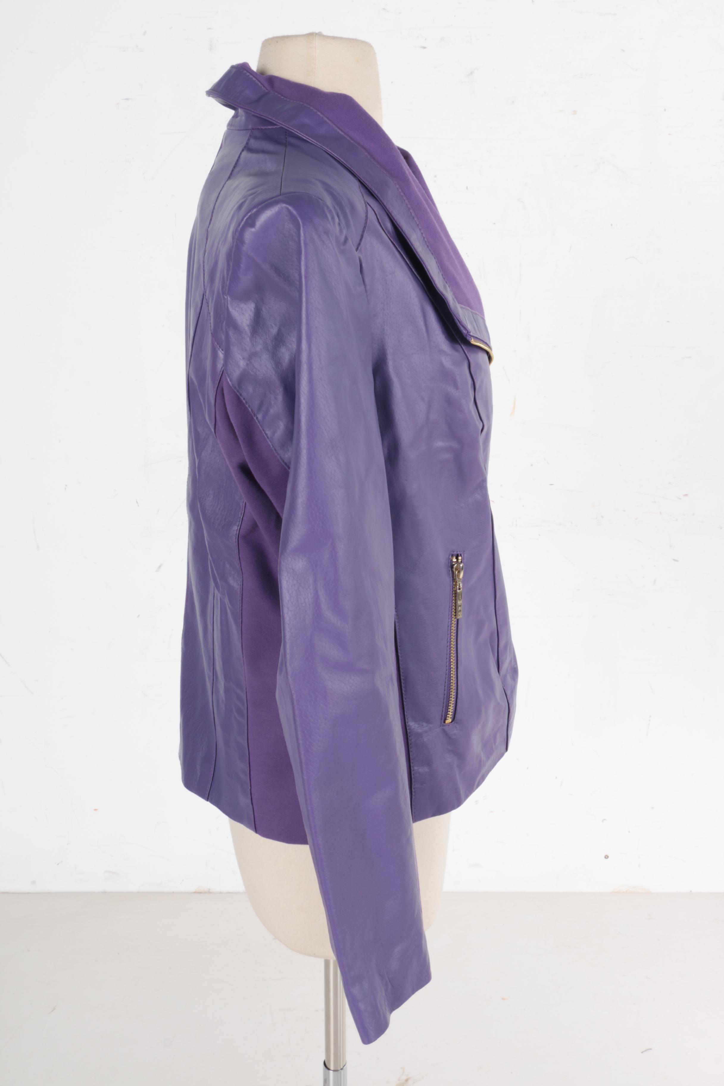 Iman Platinum Collection Leather Jacket | EBTH