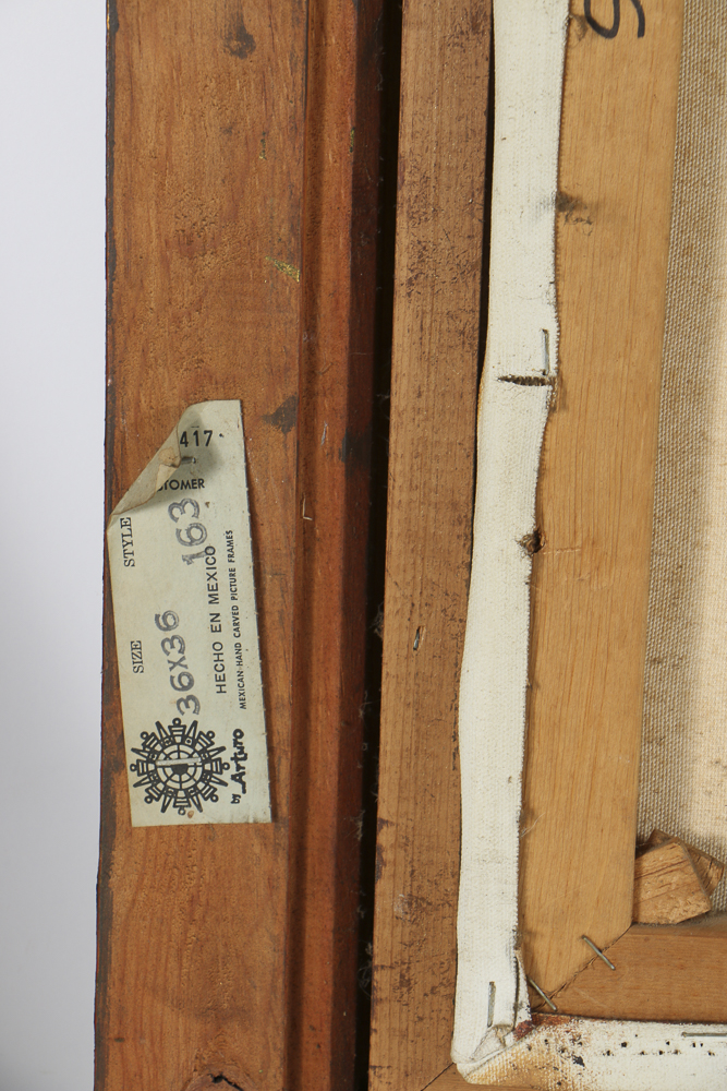 Jorge Tarallo Oil Painting on Canvas Portrait of a Native American | EBTH