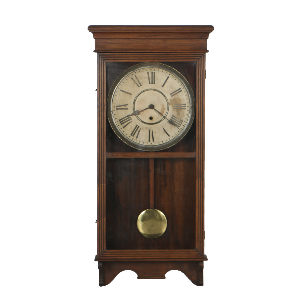 Sessions Oak Case Wall Clock | EBTH
