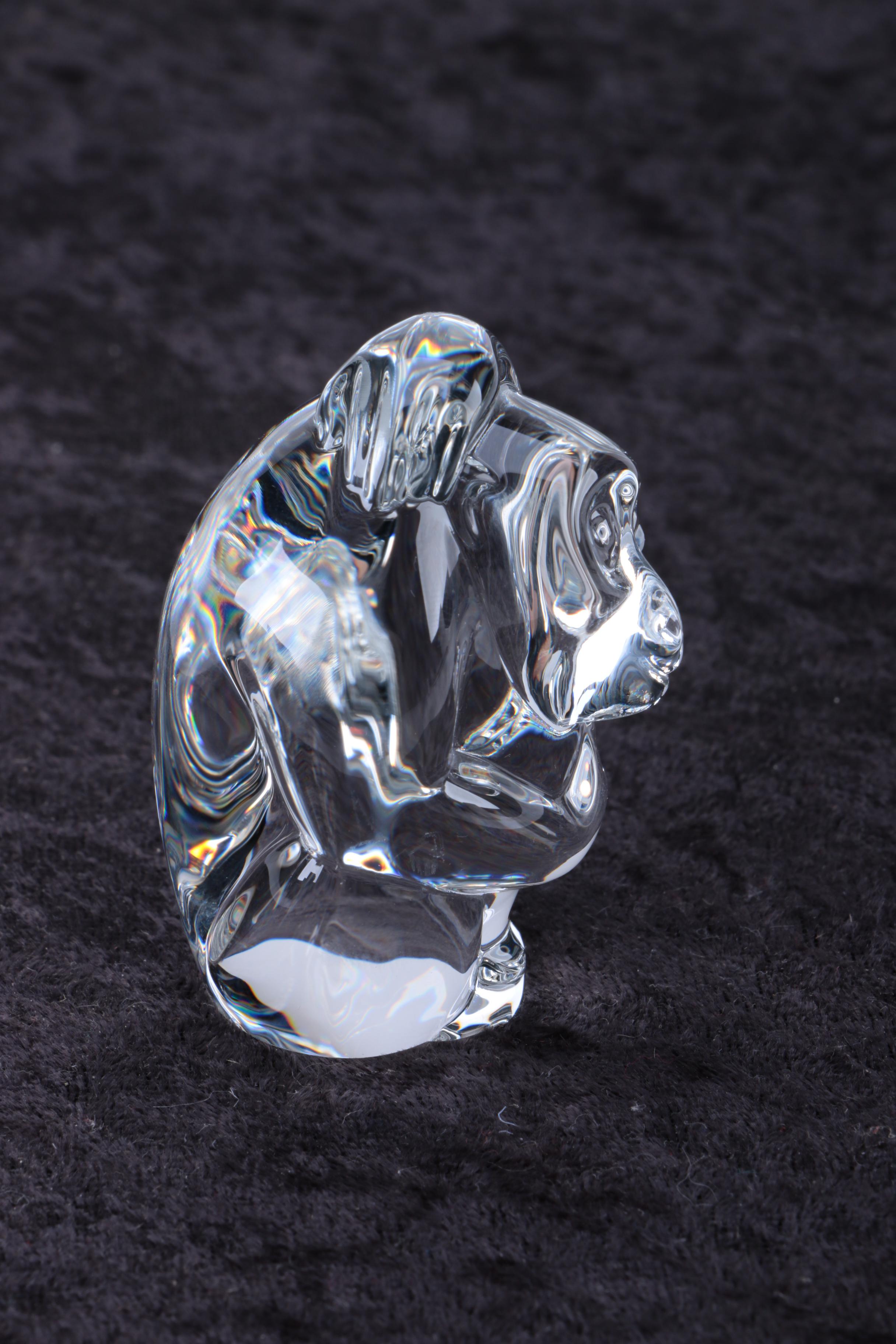 Steuben Glass Monkey Hand Cooler | EBTH