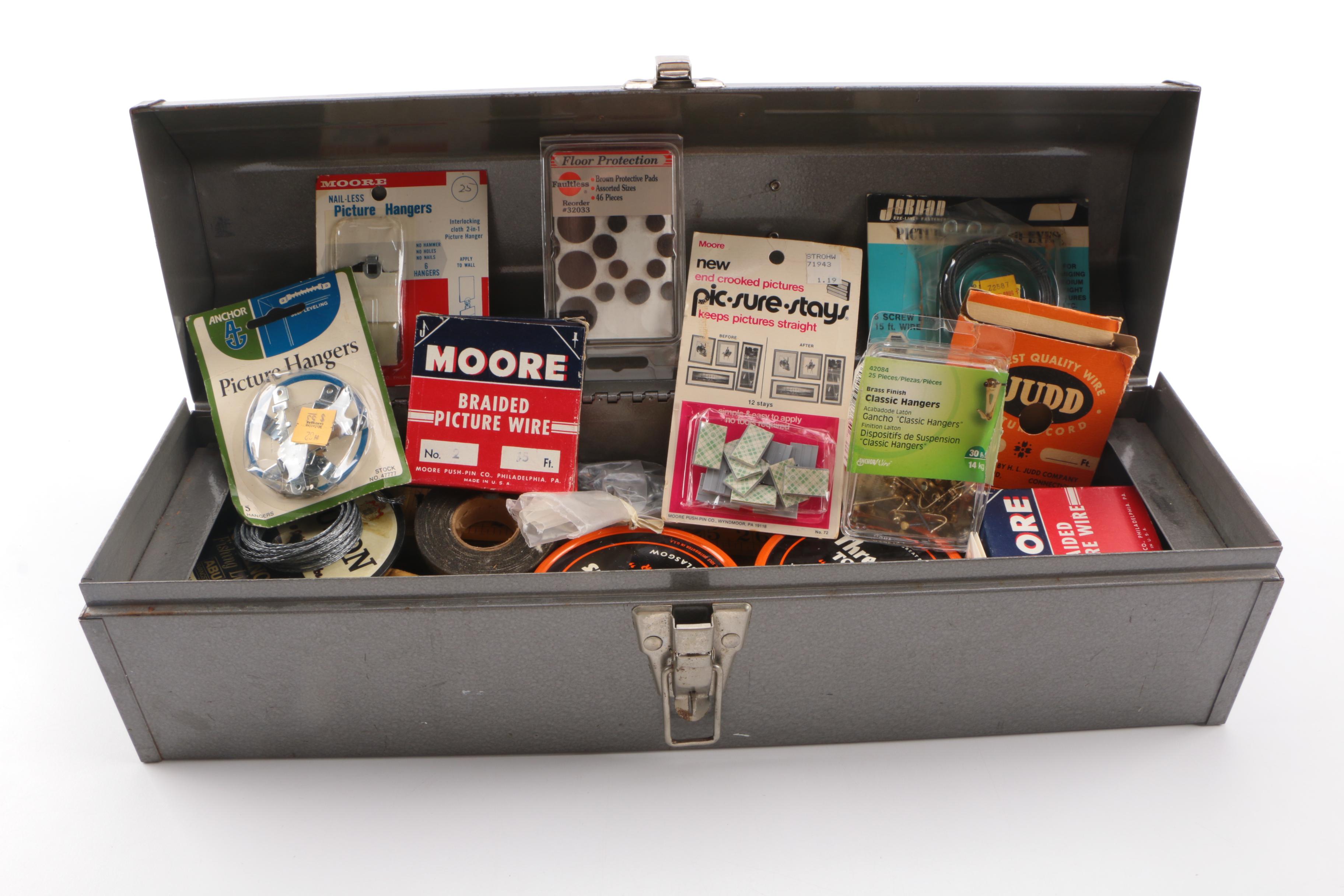 Rectangular Gray Craftsman Tool Box with Tools | EBTH