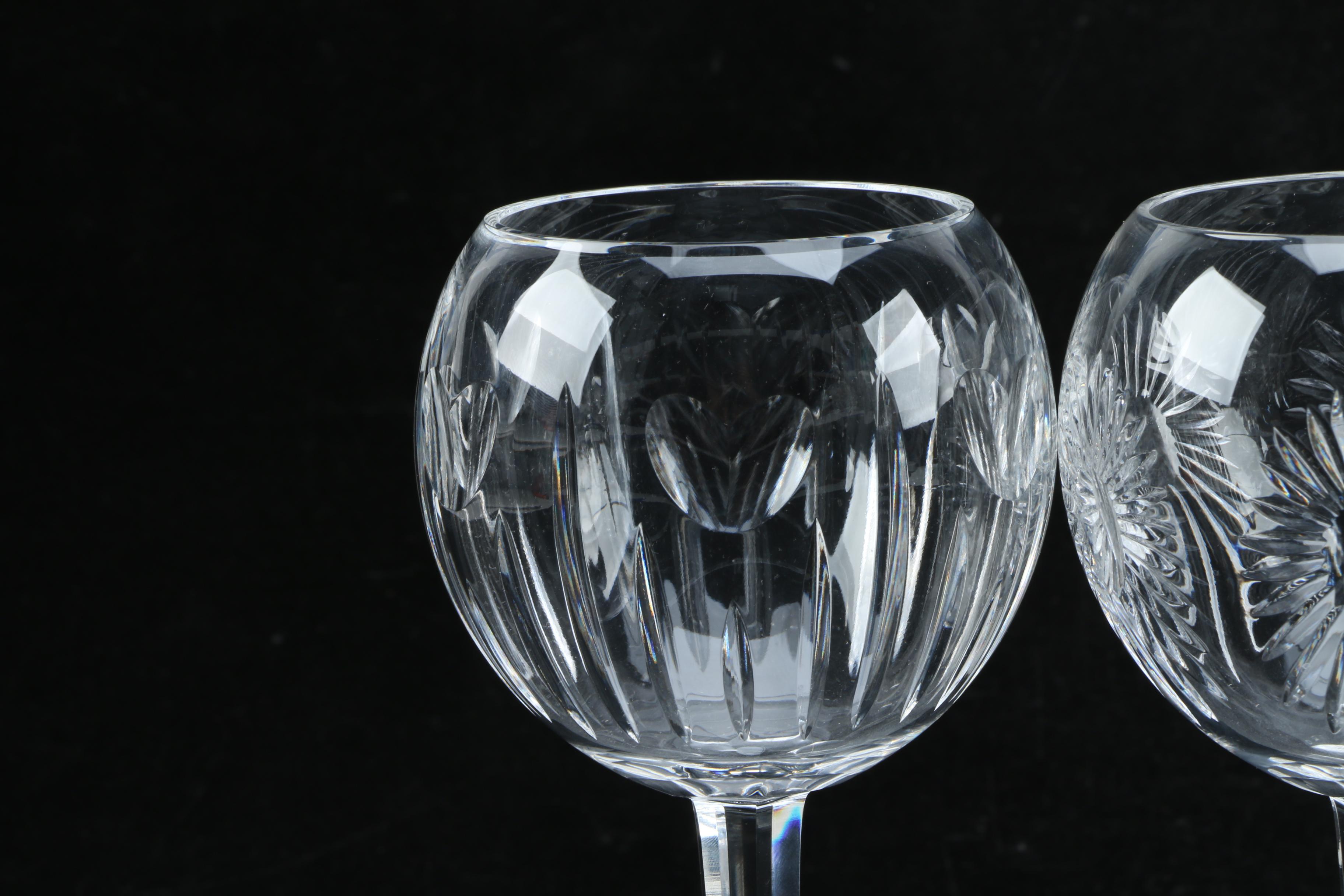 Waterford Crystal "Millenium Series" and Balloon Wine Glasses | EBTH