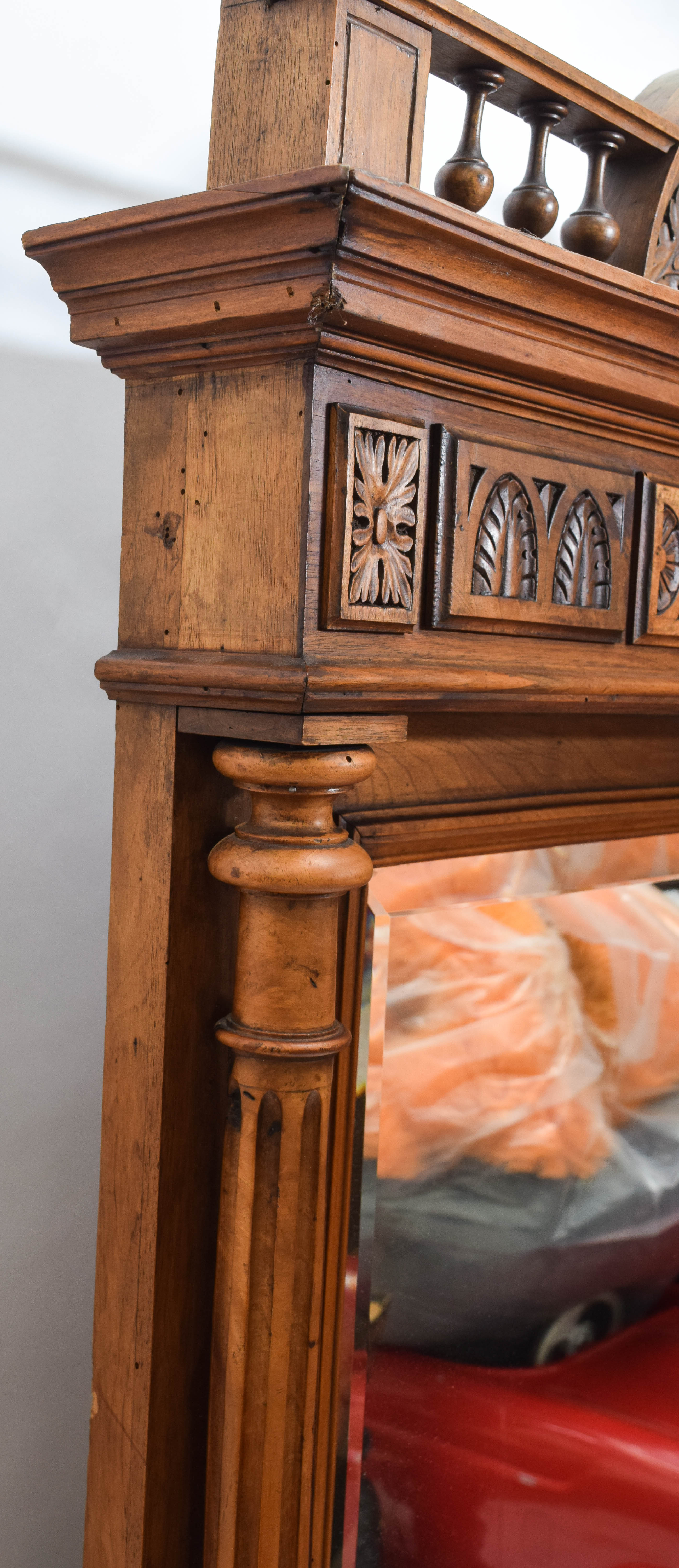 Carved Wood Framed Mirror | EBTH