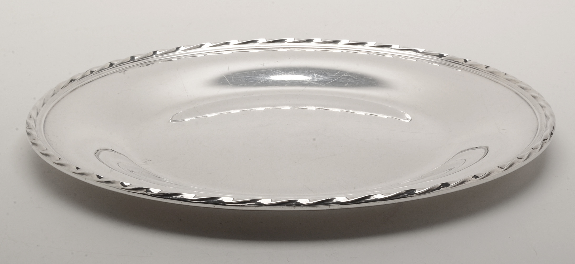 Towle Sterling Silver Sandwich Plate in the "Silver Flutes" Pattern | EBTH