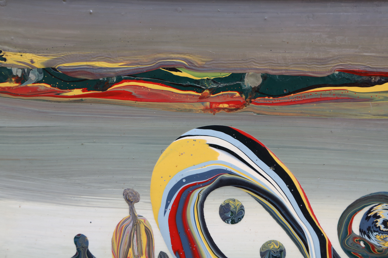 Frankétienne Original Abstract Acrylic Painting With High Glass Finish ...
