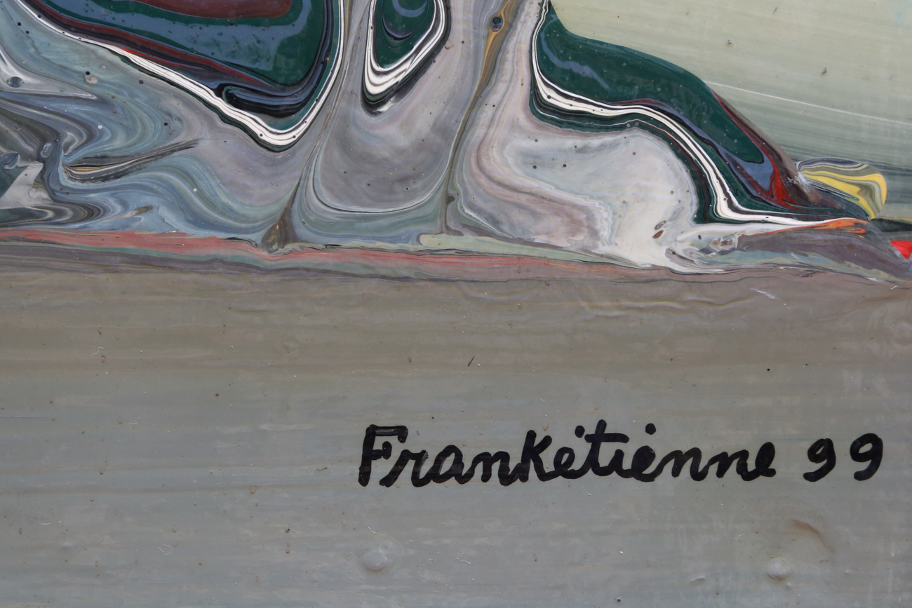 Frankétienne Original Abstract Acrylic Painting With High Glass Finish ...