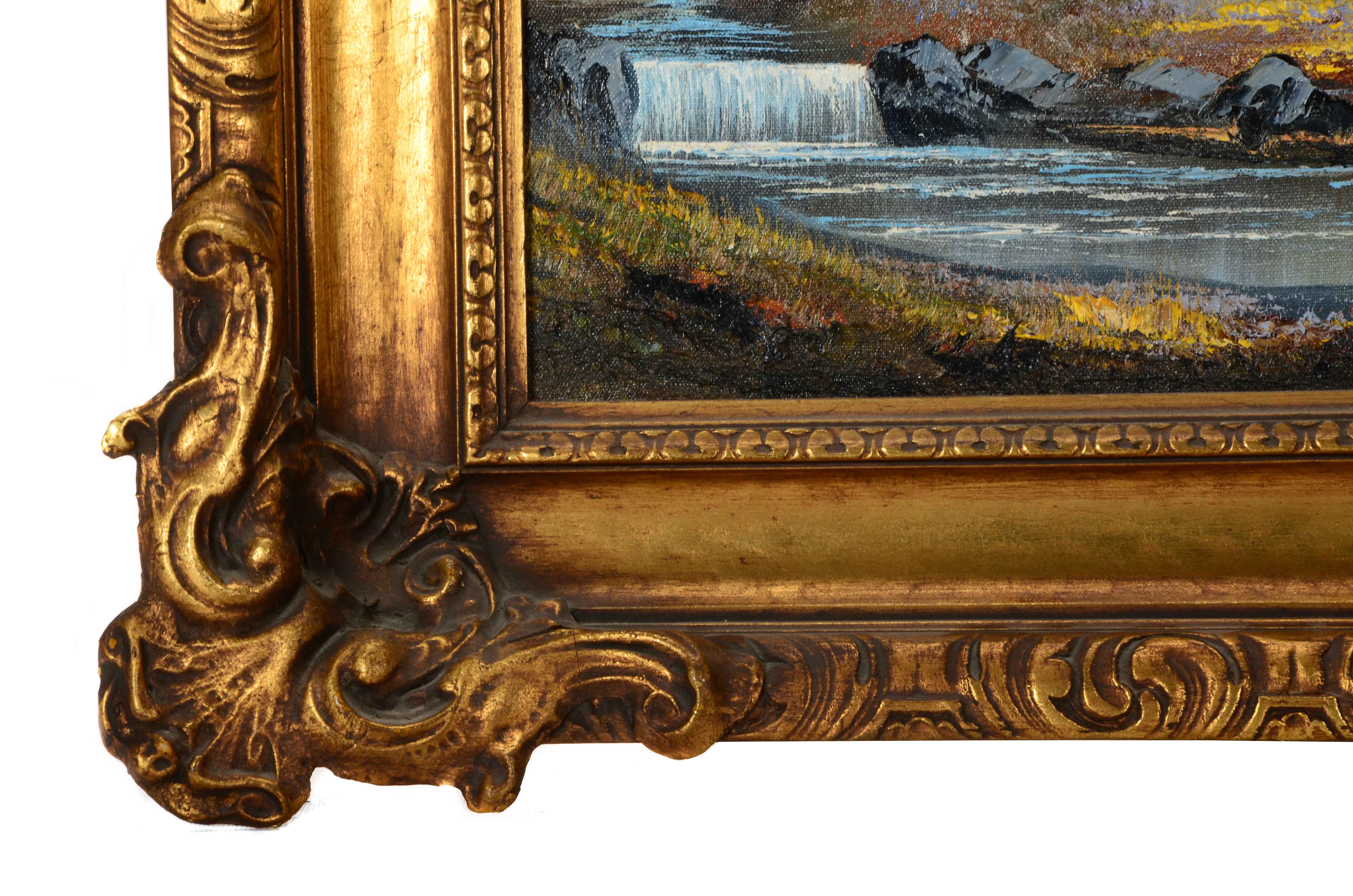 Matlock Oil Painting on Canvas of a Landscape | EBTH