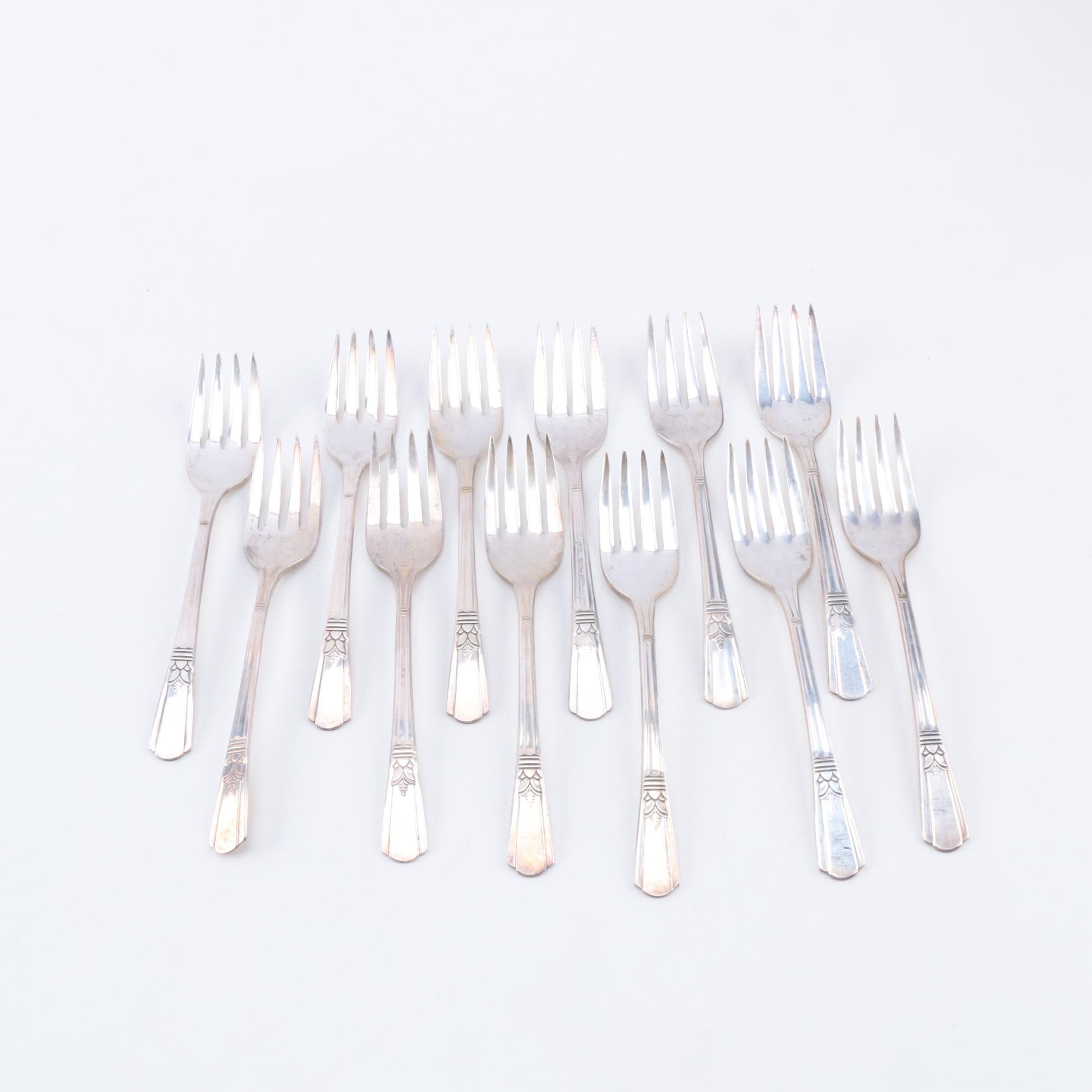 Court by International Silver Co. Silver Plate Flatware Set | EBTH