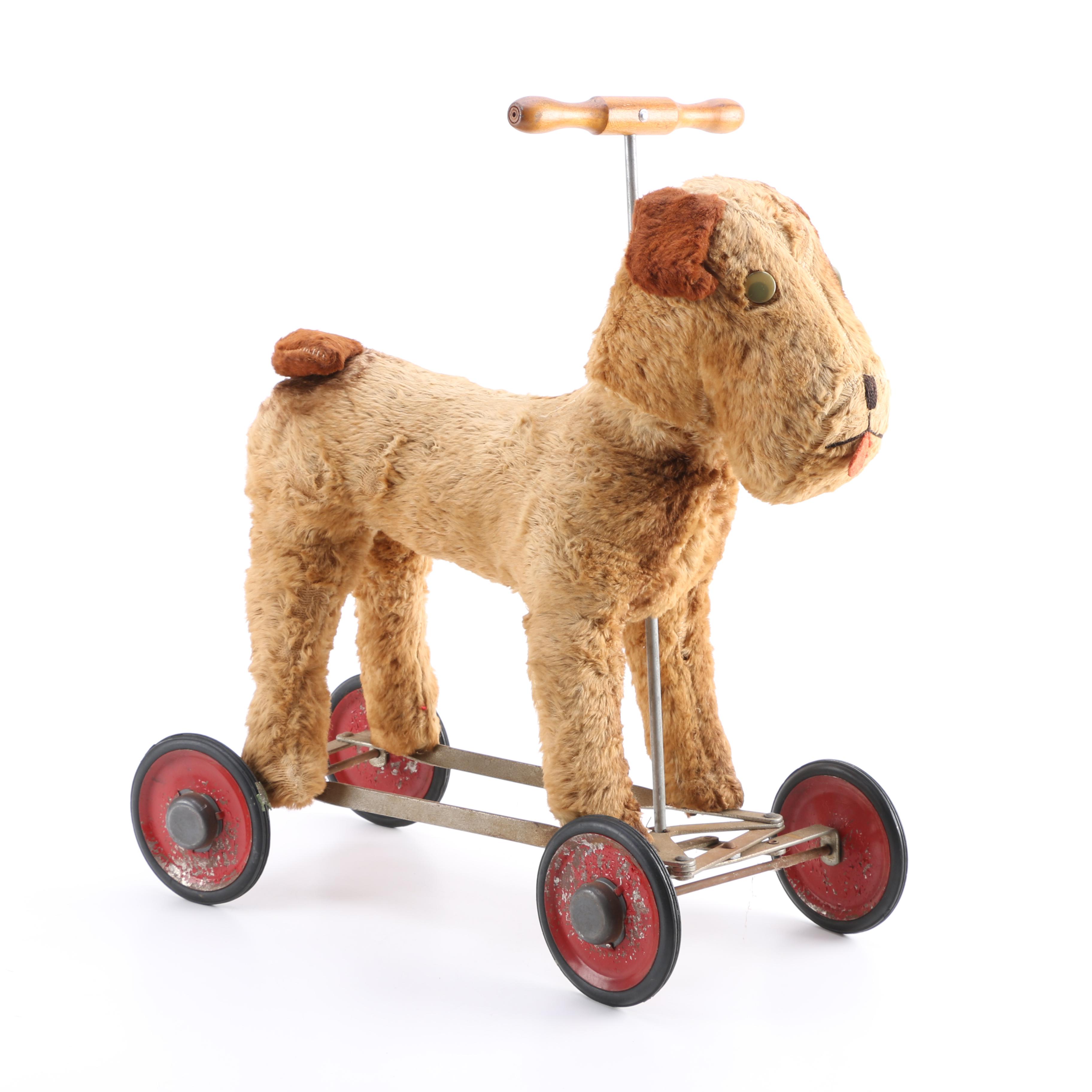 Steiff Style Dog Ride-On Toy | EBTH