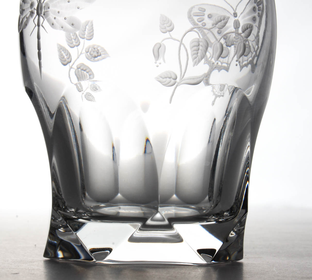 Varga Crystal "Springtime" Rocks Glasses | EBTH