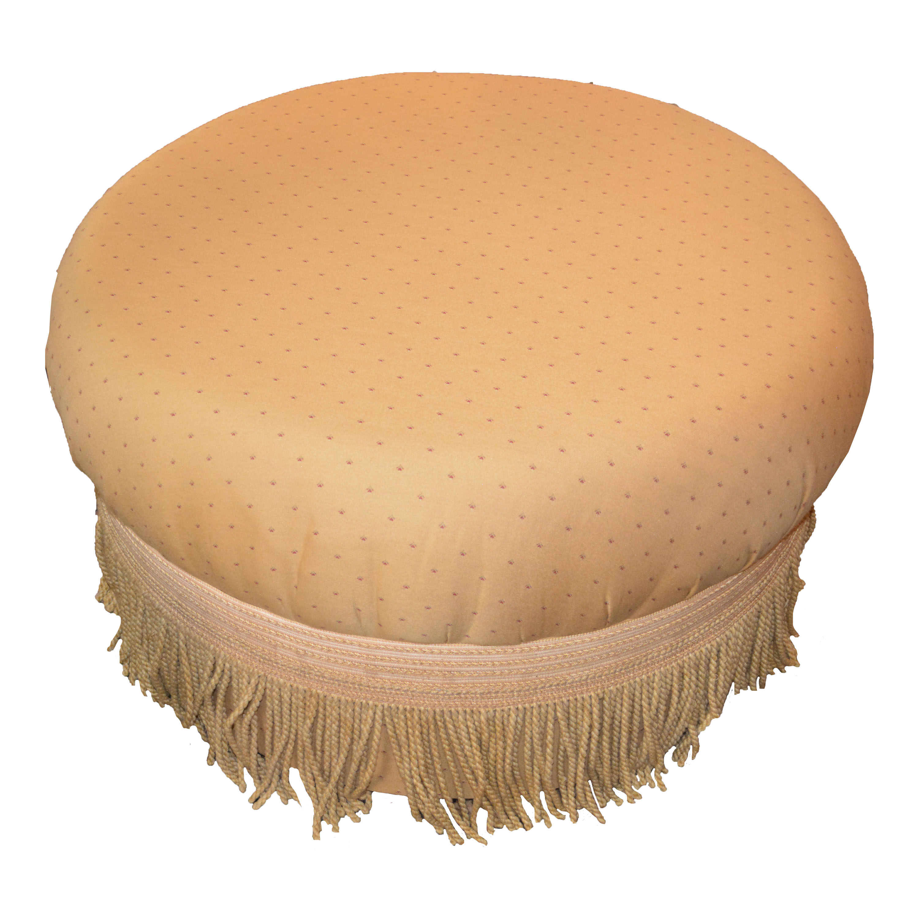 Round Ottoman with Fringe | EBTH