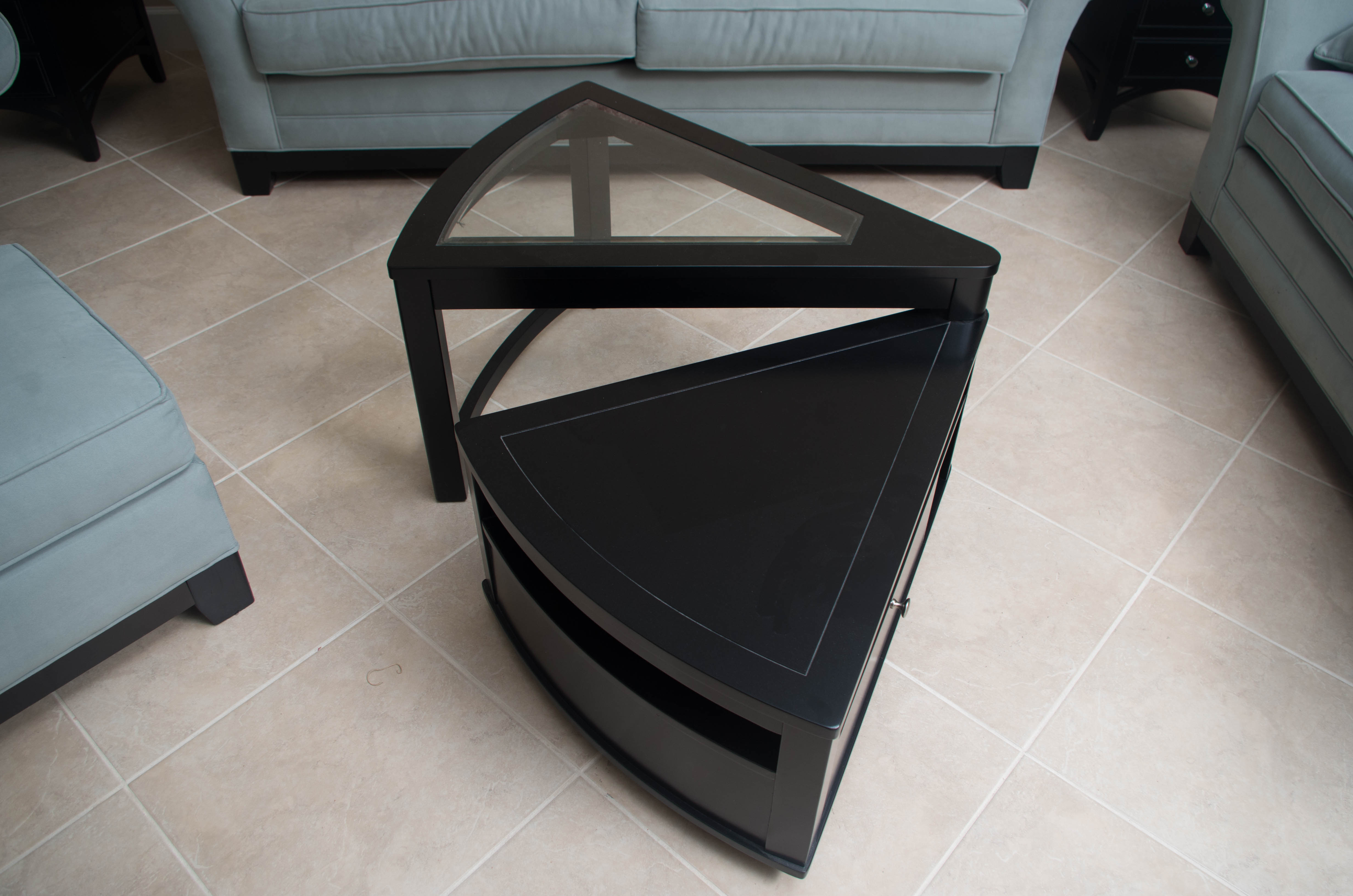 Modernist Expandable Wedge Coffee Table | EBTH