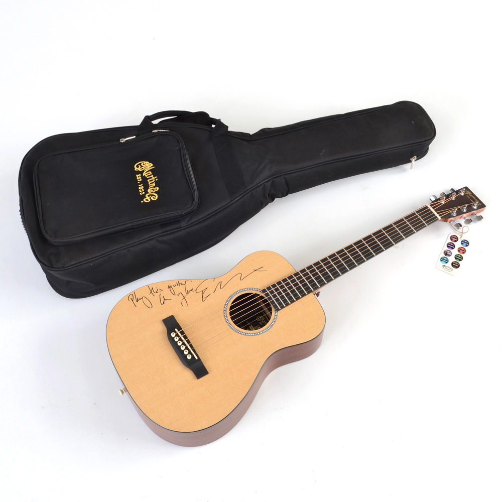 Ed Sheeran Signed Martin Acoustic Guitar | EBTH