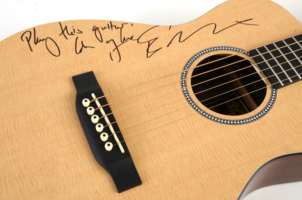 Ed Sheeran Signed Martin Acoustic Guitar | EBTH