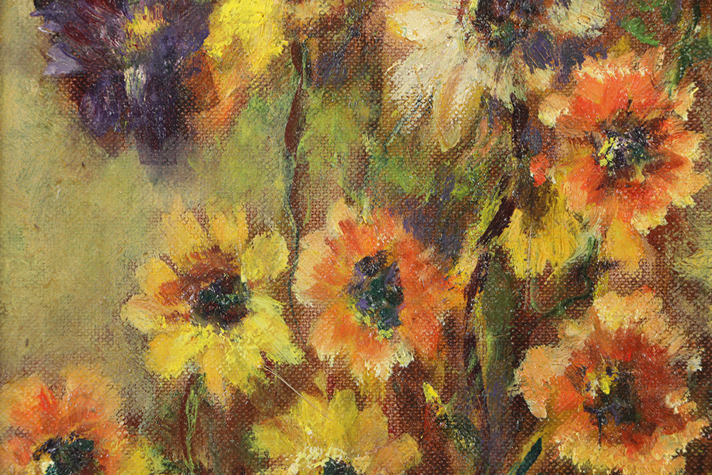 Miki Oil Painting on Canvas Board "Thinking of You" | EBTH