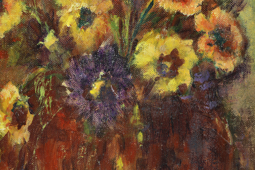 Miki Oil Painting on Canvas Board "Thinking of You" | EBTH