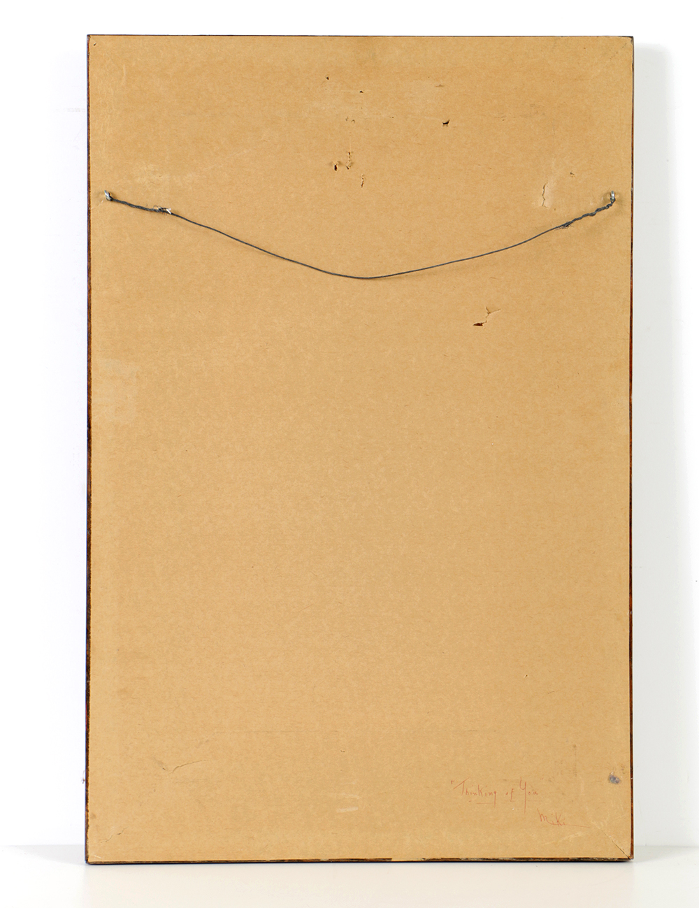 Miki Oil Painting on Canvas Board "Thinking of You" | EBTH