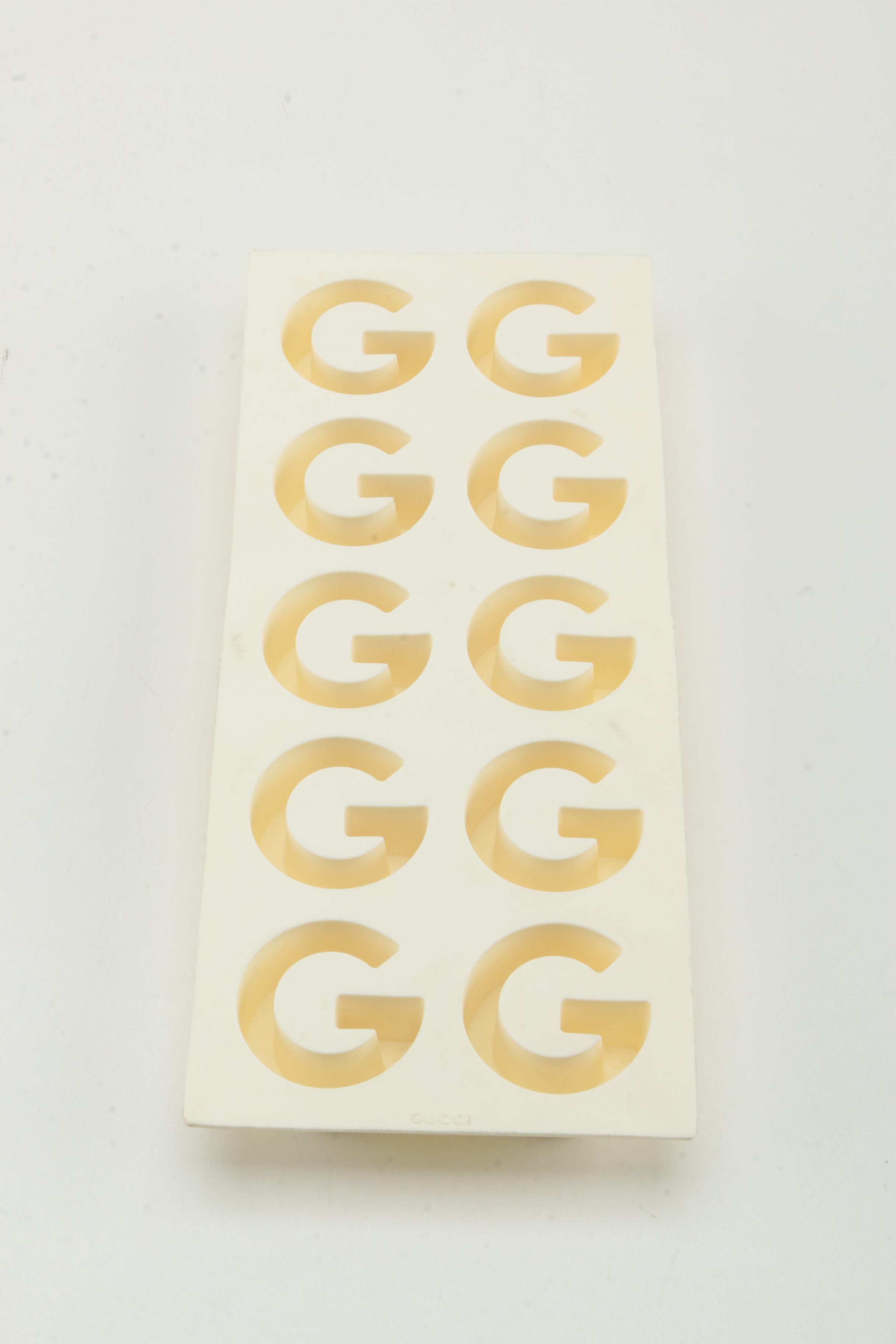 Gucci Monogram Ice Cube Tray Set | EBTH